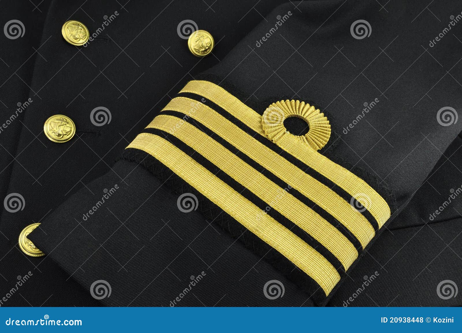 Navy uniform, captain stock photo. Image of sleeve, uniform - 20938448