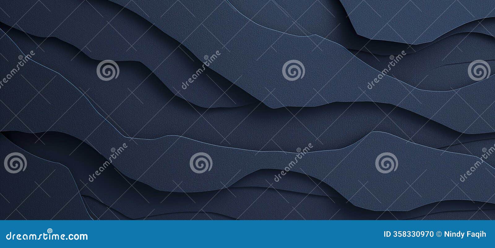 Navy Wave Pattern Background, Curve, Wall Stock Illustration ...