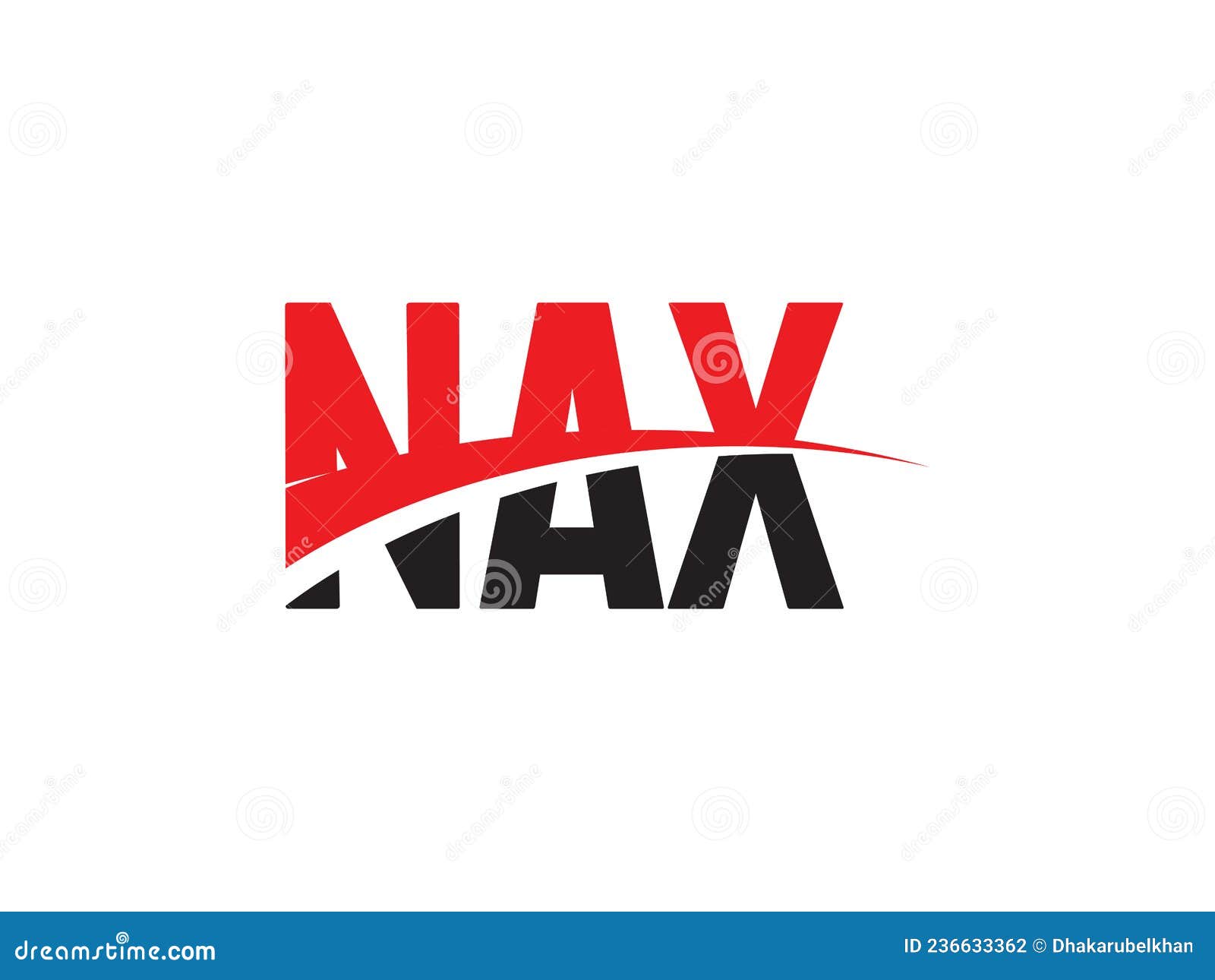 NAX Letter Initial Logo Design Vector Illustration Stock Vector ...