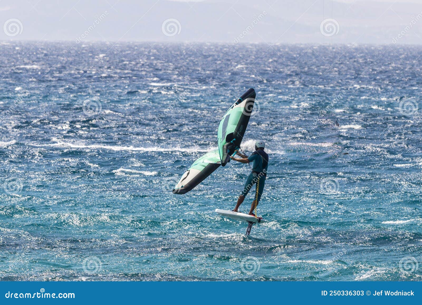 Kite Surf and Wind Surf at Naxos Greece. Editorial Stock Photo - Image ...