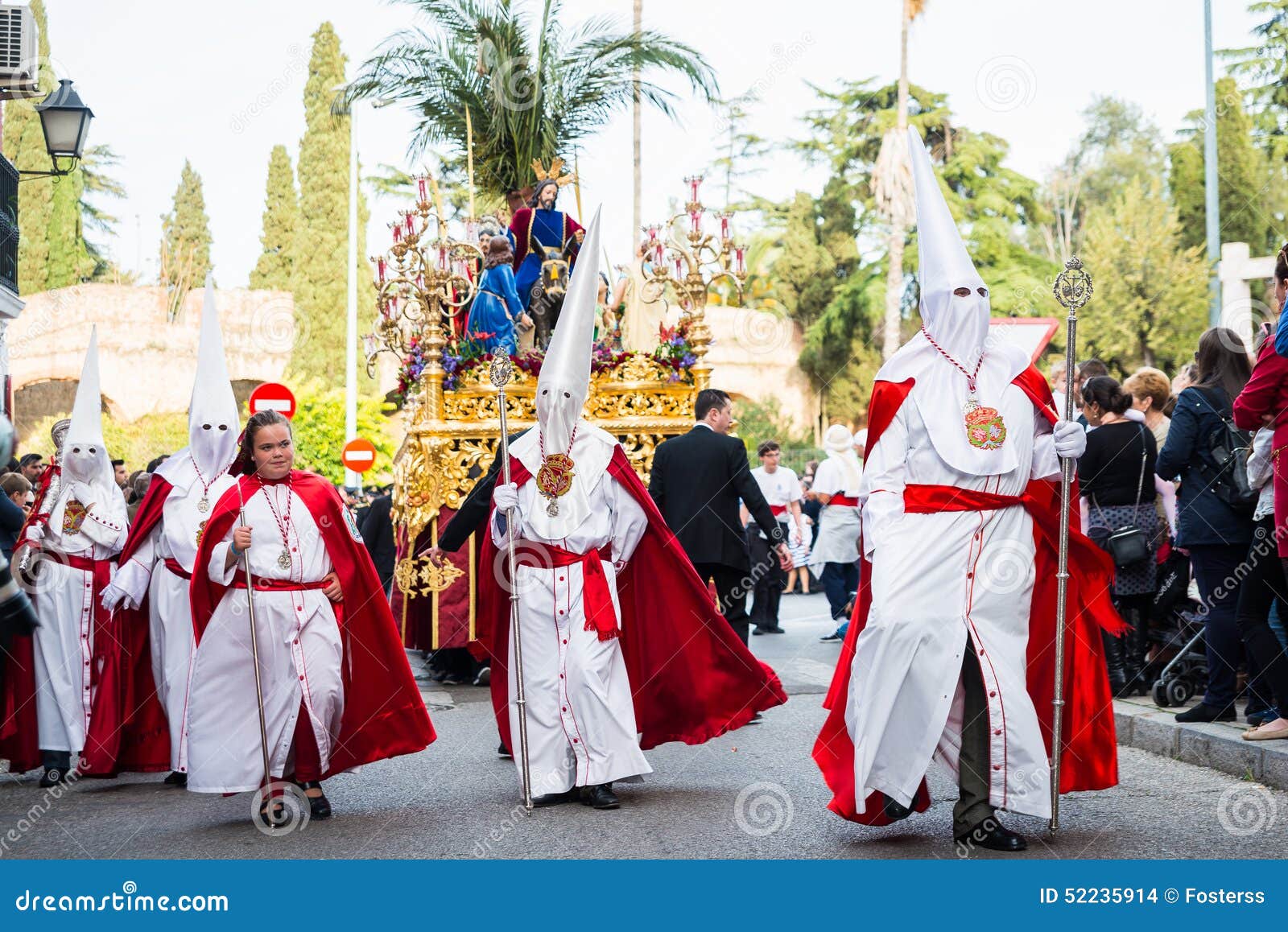 Nazarenes redactionele stock afbeelding. Image of optocht - 52235914