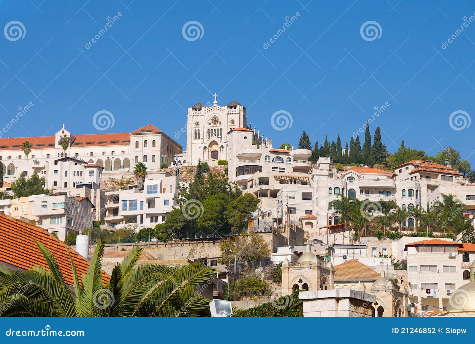 Nazareth editorial photography. Image of tree, religion - 21246852