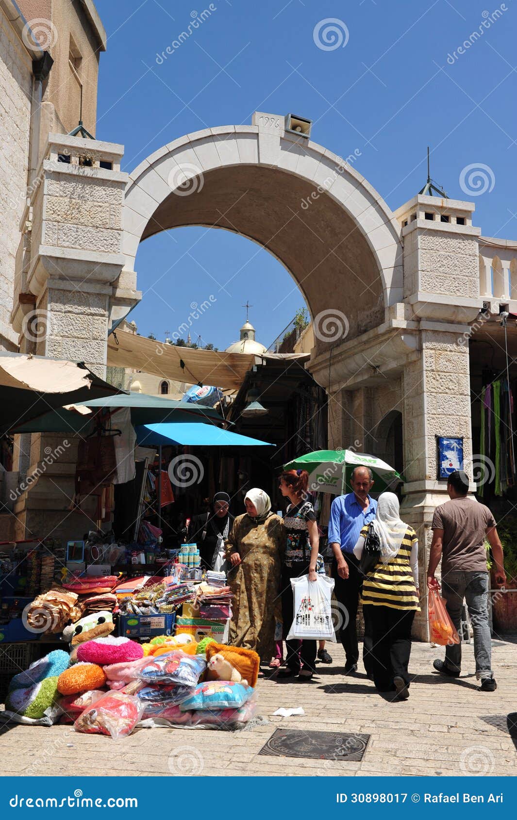 Nazareth Market - Israel fotografía editorial. Imagen de oriente - 30898017