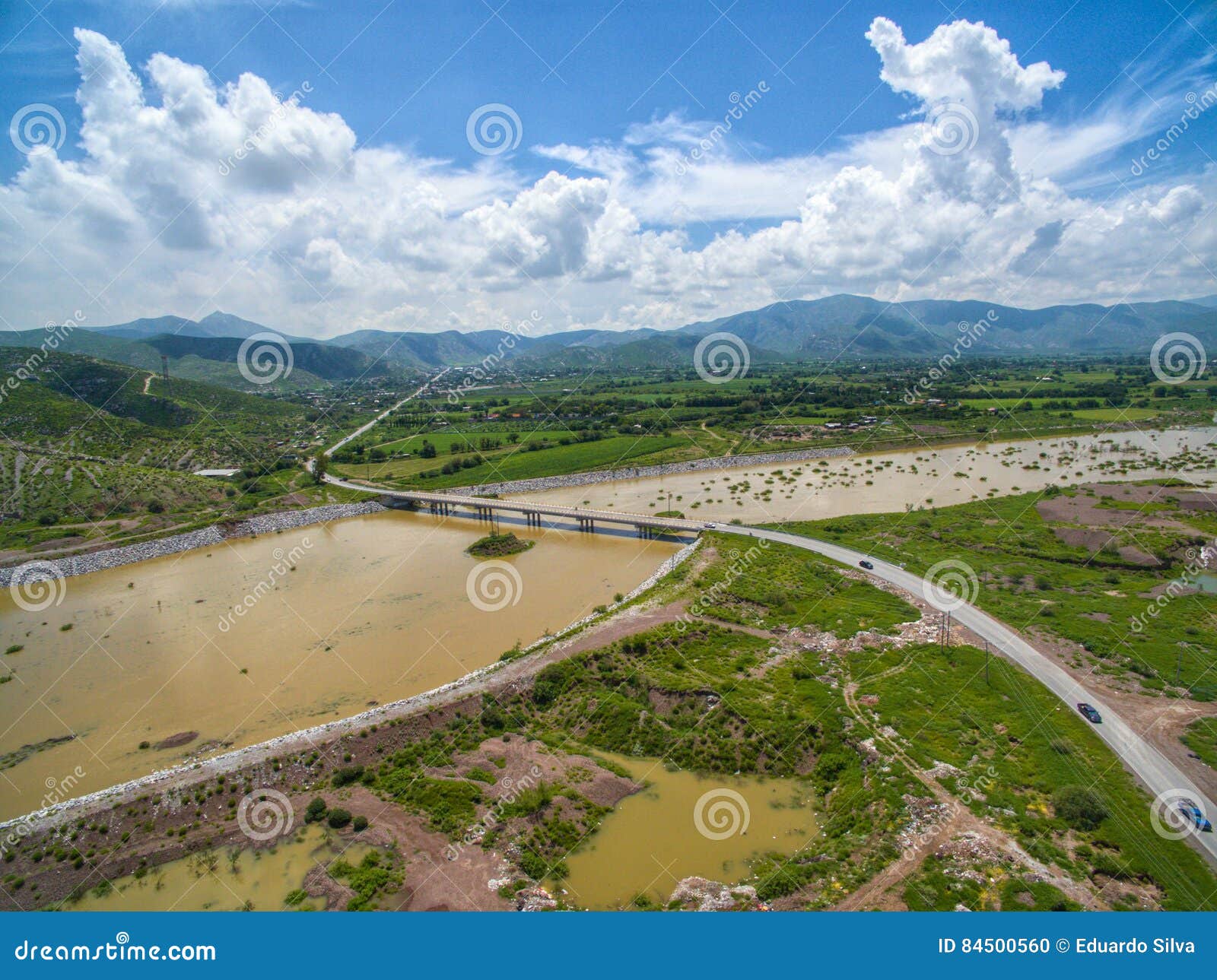 Nazas River stock photo. Image of mexico, durango, aerial - 84500560