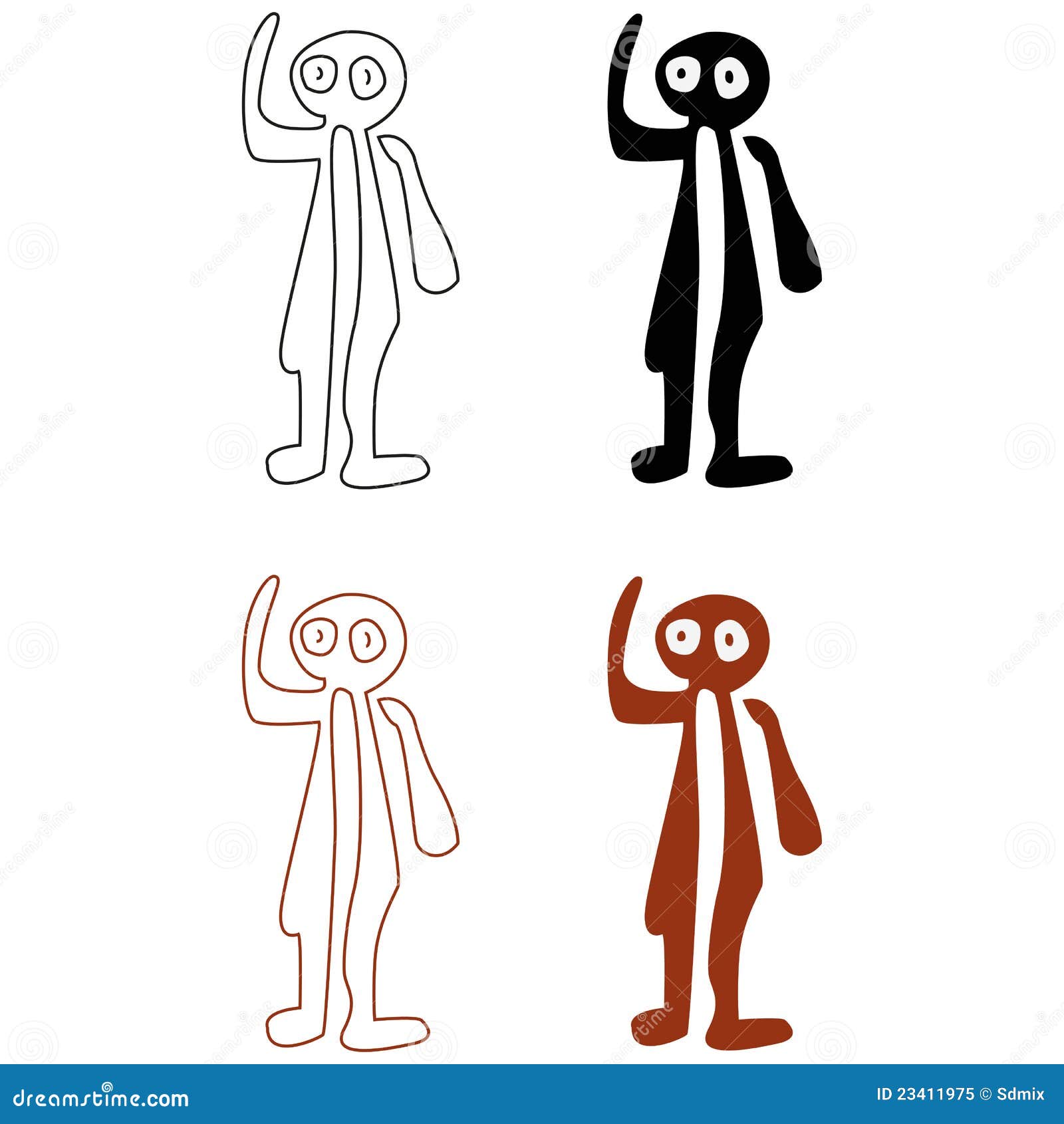 Nazca lines stock vector. Illustration of artistic, lizards - 23411975