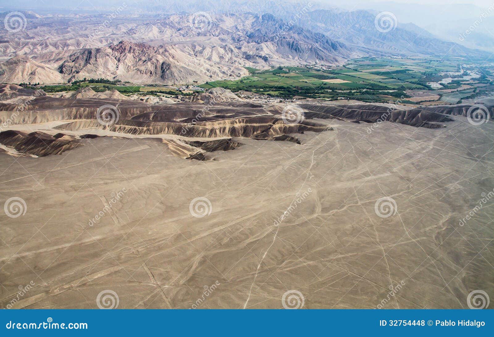 Nazca Lines, Aerial View, Peru Stock Photo - Image of landscape ...