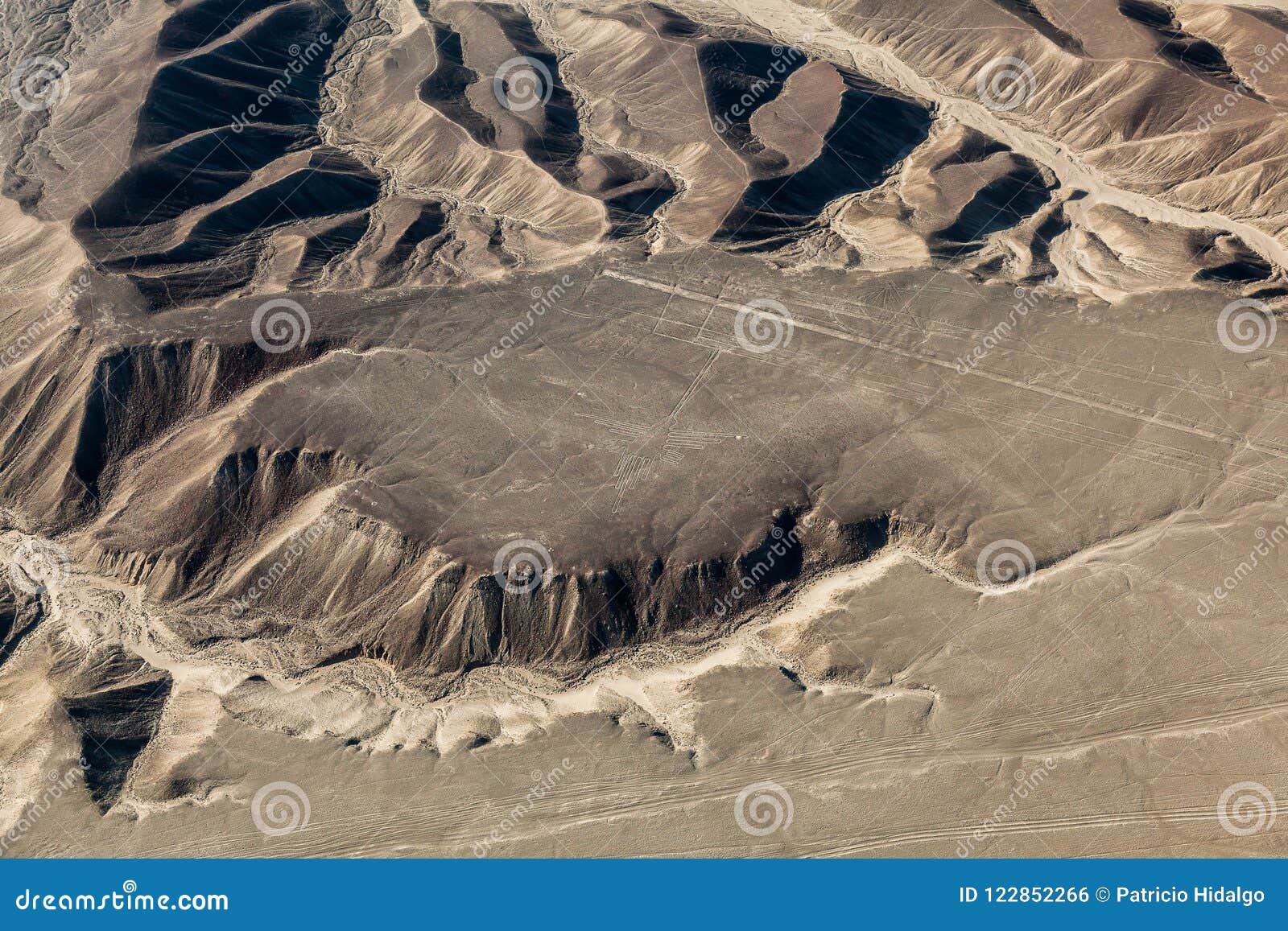 Nazca Lines, the Hummingbird Stock Photo - Image of outdoor, geoglyphs ...
