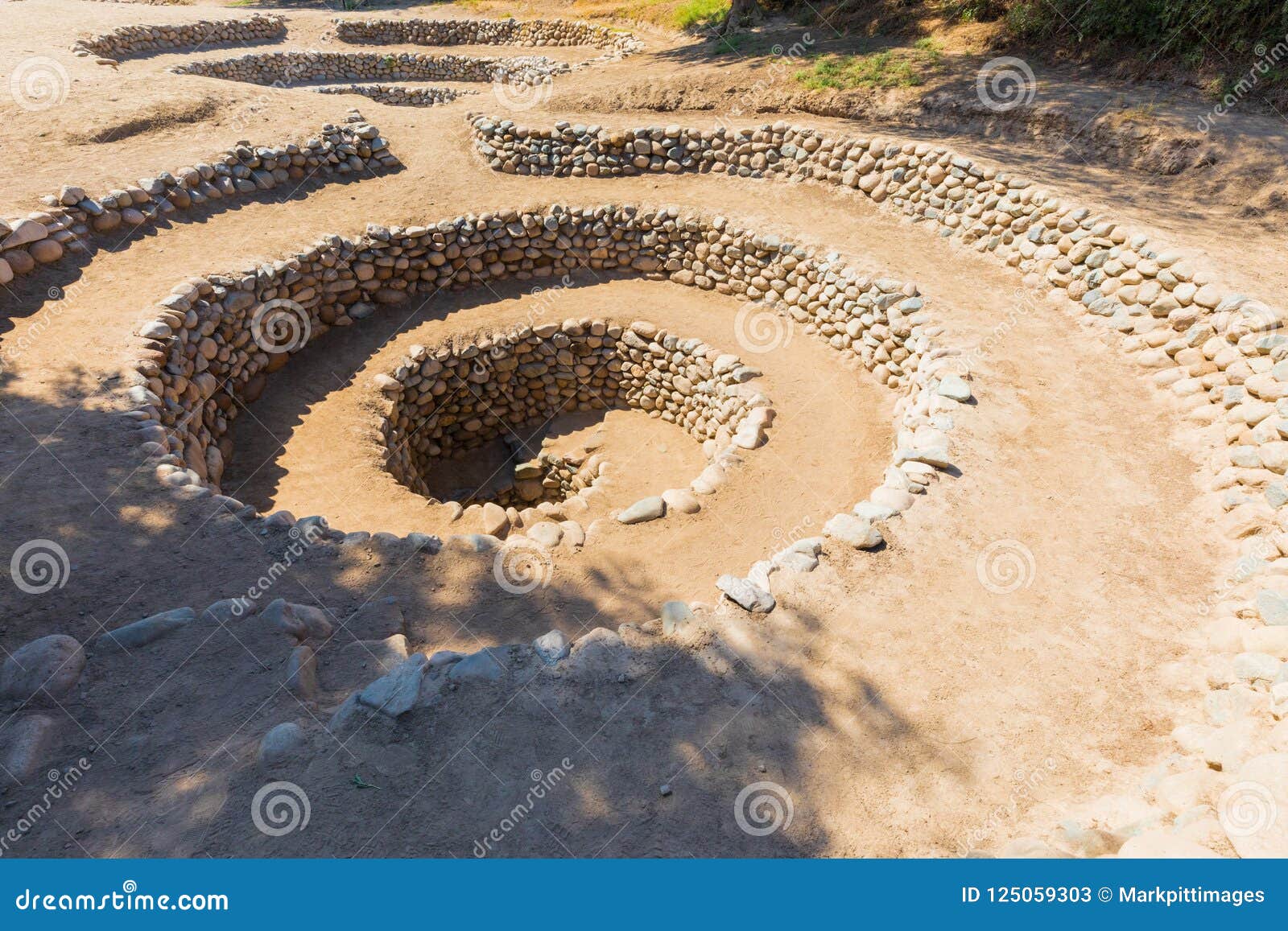 Collection Wells Aqueduct of Cantalloc Nazca Editorial Stock Photo ...