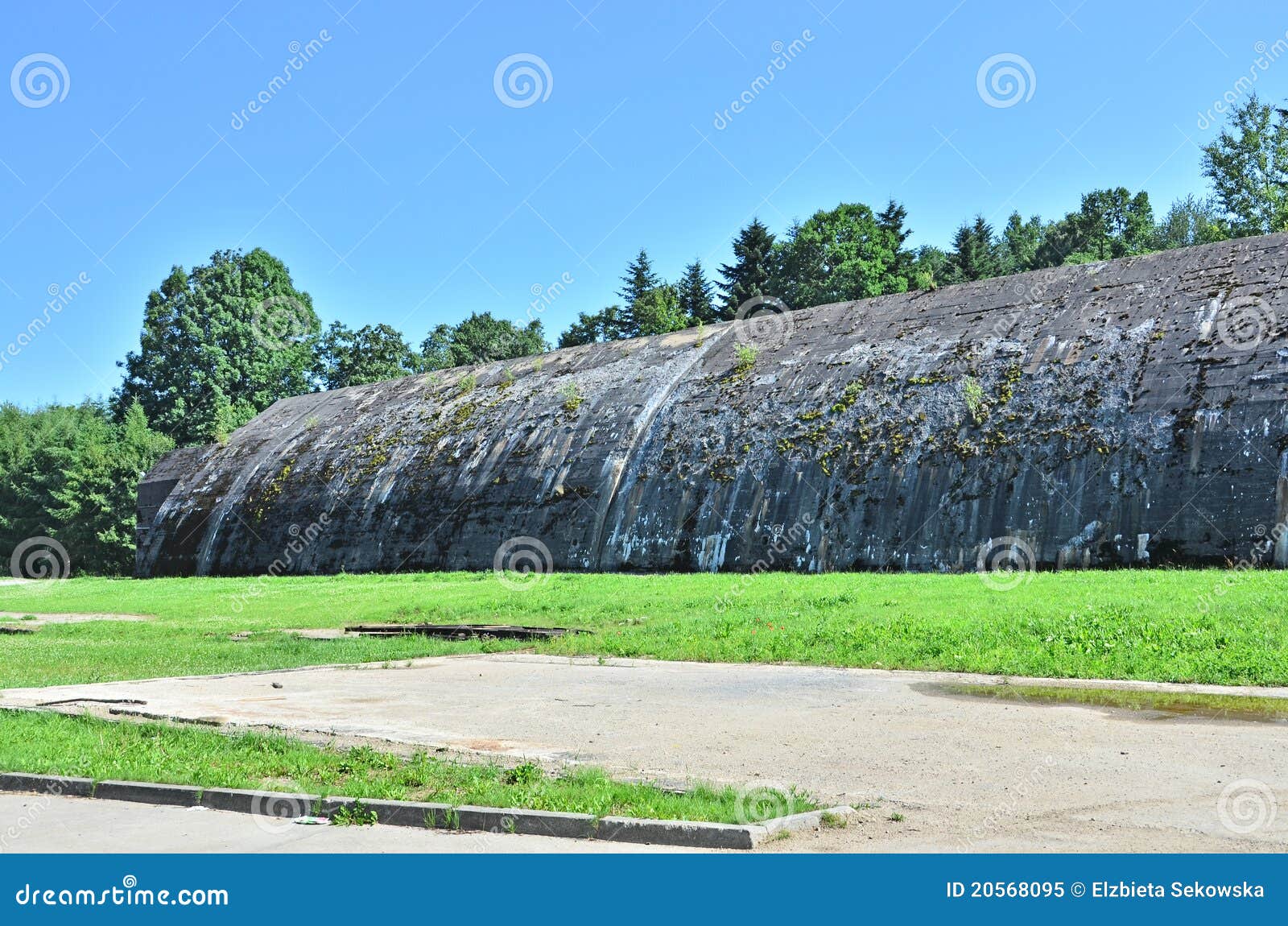 Nazi Bunker in Stepina, Poland Stock Image - Image of huge, europe ...