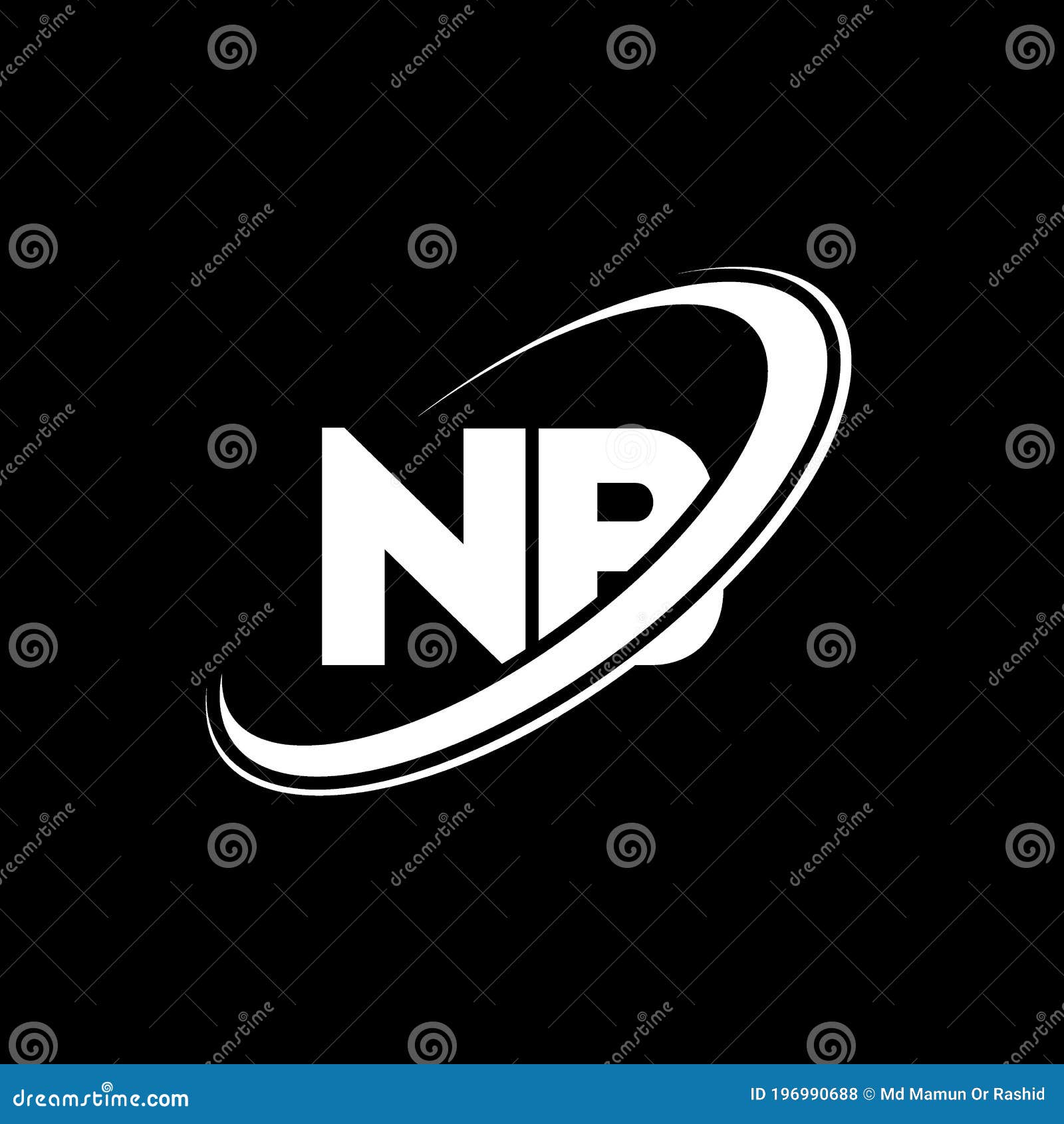 NB N B Letter Logo Design. Initial Letter NB Linked Circle Uppercase ...
