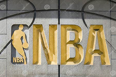 NBA Sign editorial photography. Image of back, arena - 19186782