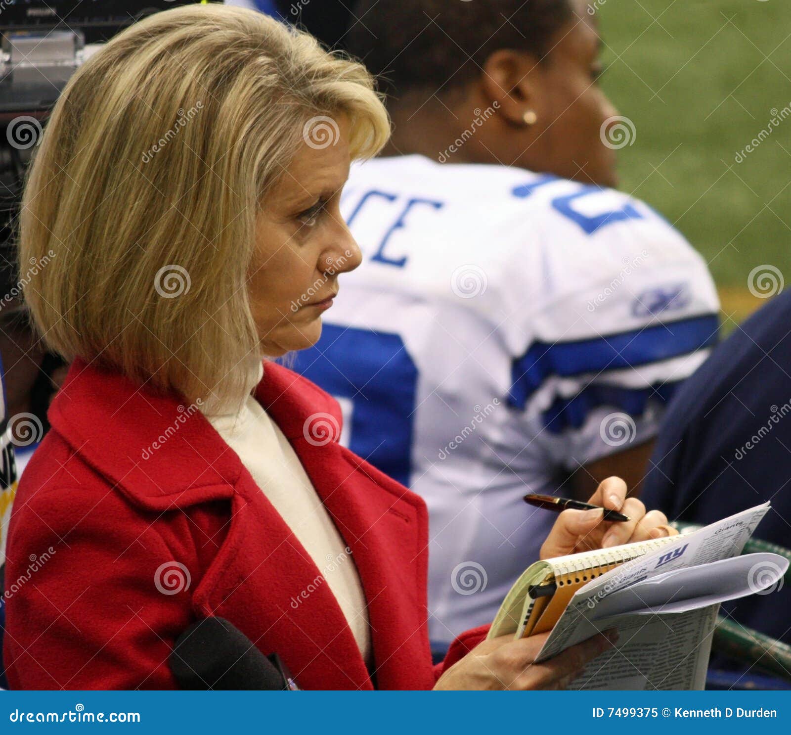 NBC Andrea Kremer Sportscaster Editorial Image - Image of national ...