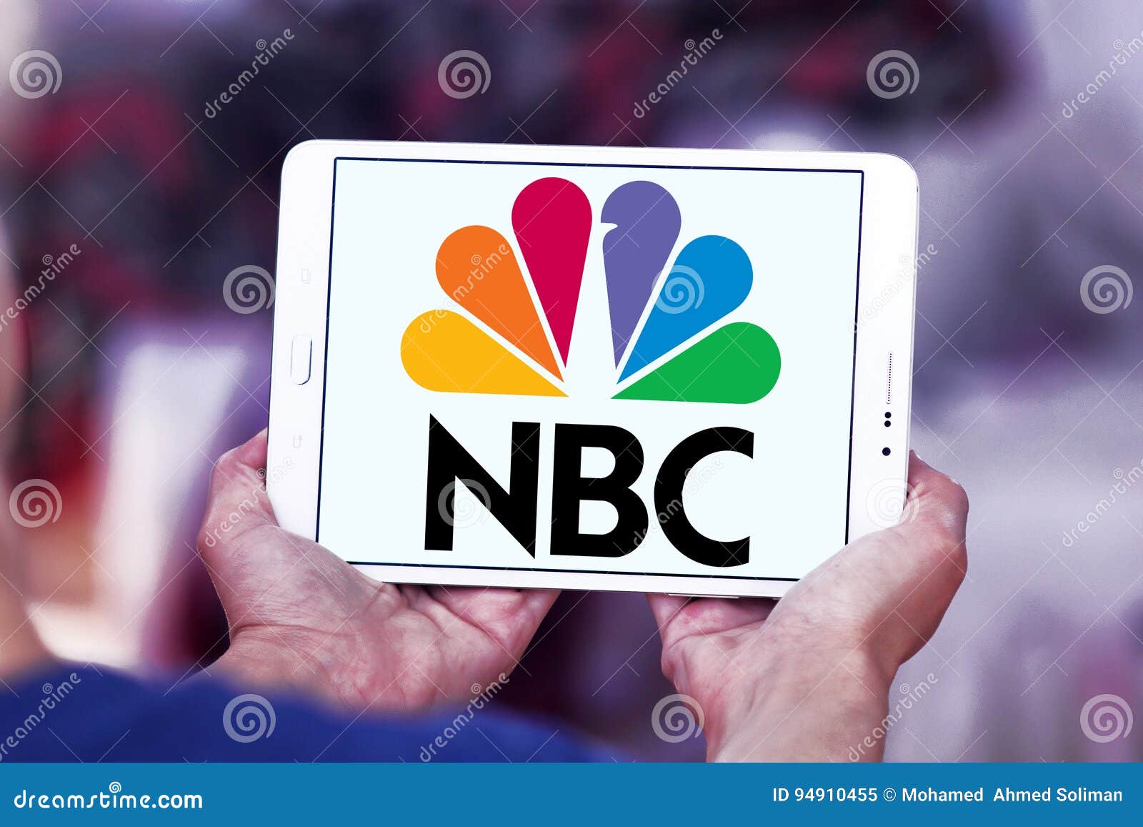 Nbc Broadcasting Company Logo Editorial Image - Image of multimedia ...