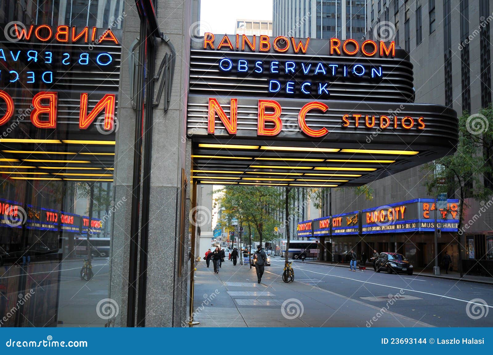 NBC studio in Manhattan editorial stock image. Image of corporate ...