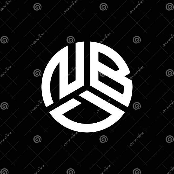 NBD Letter Logo Design on Black Background. NBD Creative Initials ...