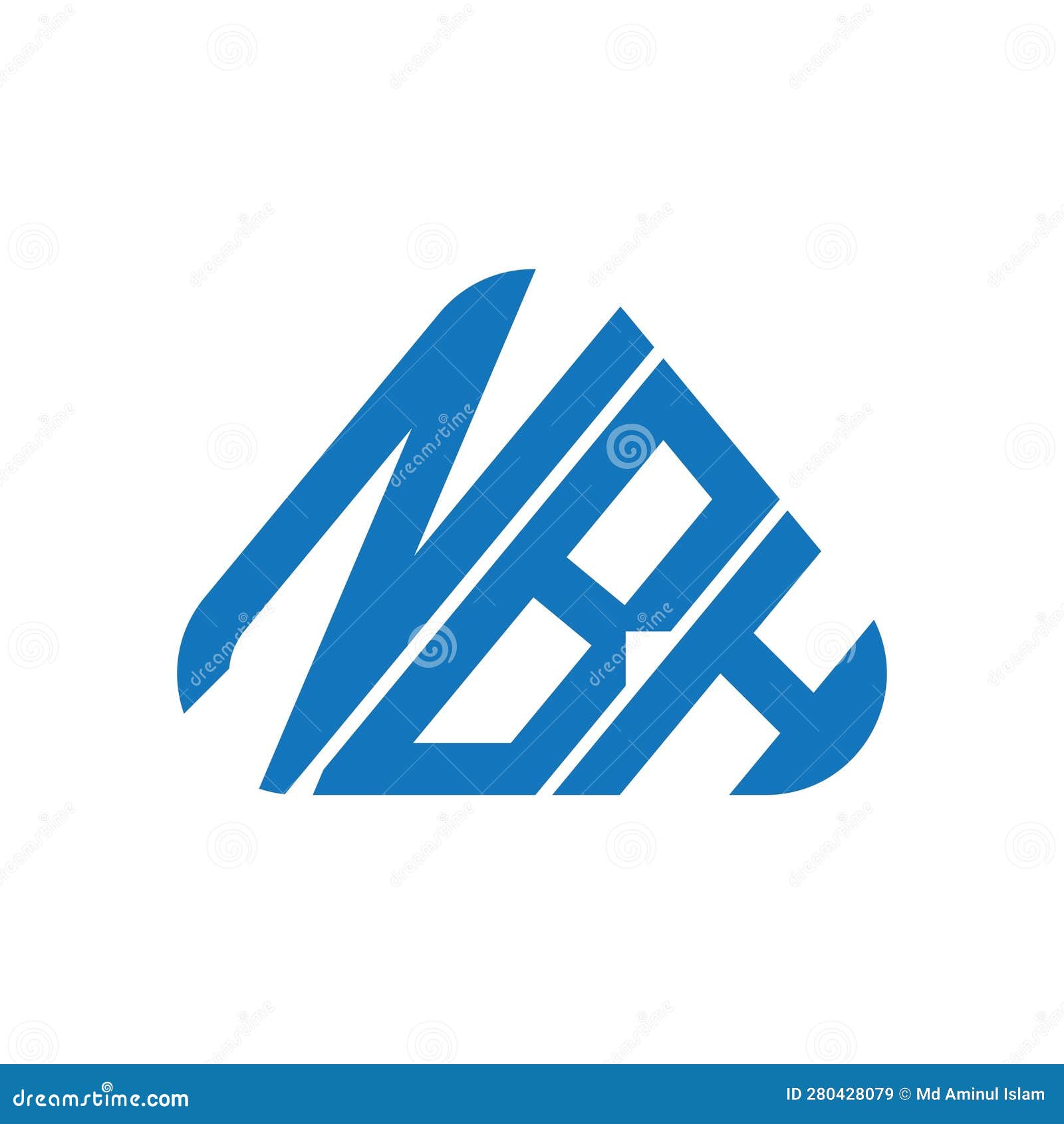 NBI Letter Logo Creative Design with Vector Graphic, NBI Stock ...