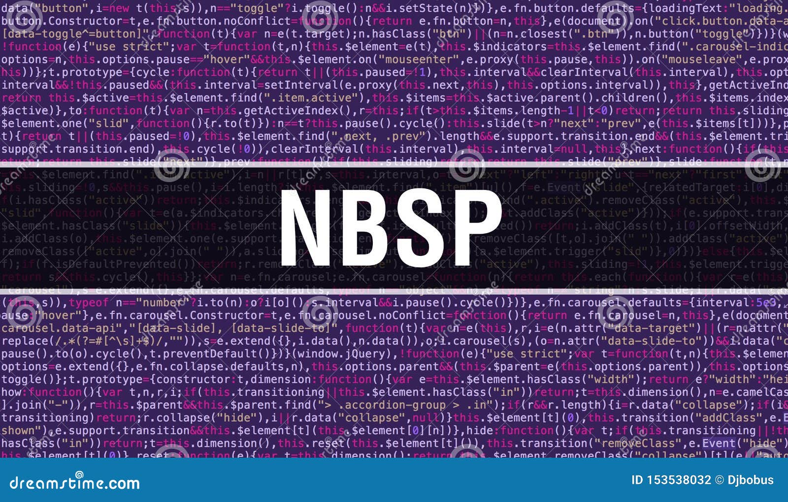 Nbsp Text Written On Programming Code Abstract Technology Background Of Software Developer And