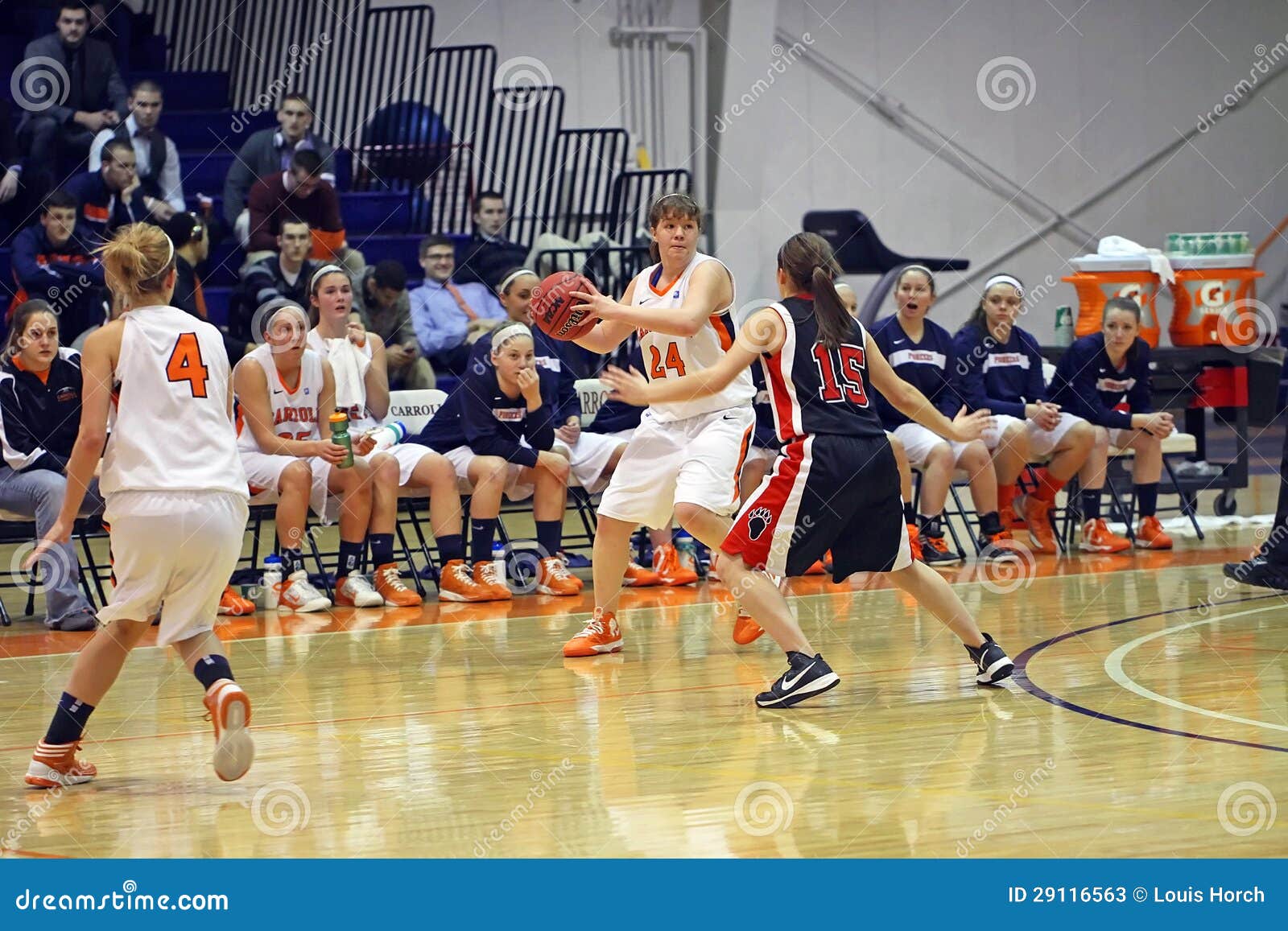 NCAA Girls Basketball editorial stock photo. Image of motion - 29116563