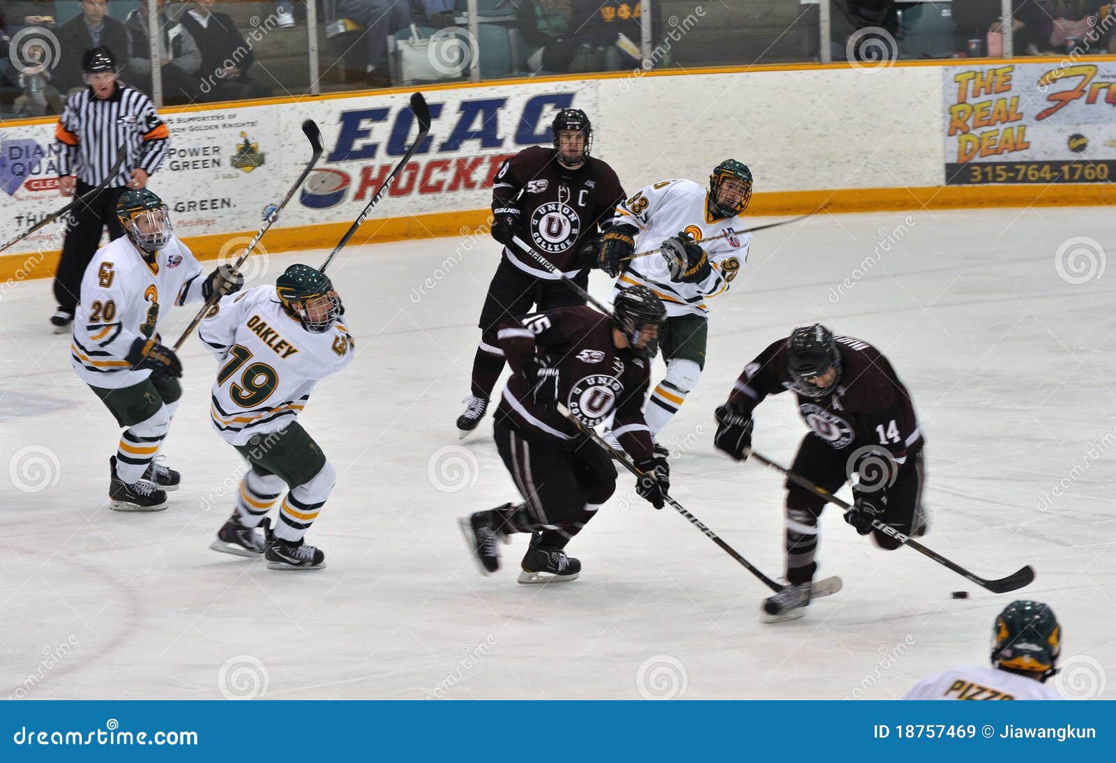 NCAA Ice Hockey Game in Clarkson University Editorial Stock Image ...