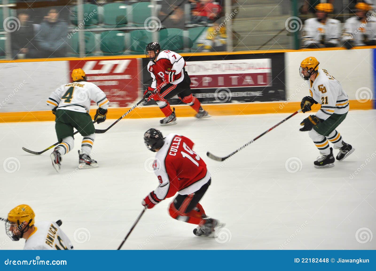 NCAA Ice Hockey Game in Clarkson University Editorial Stock Photo ...