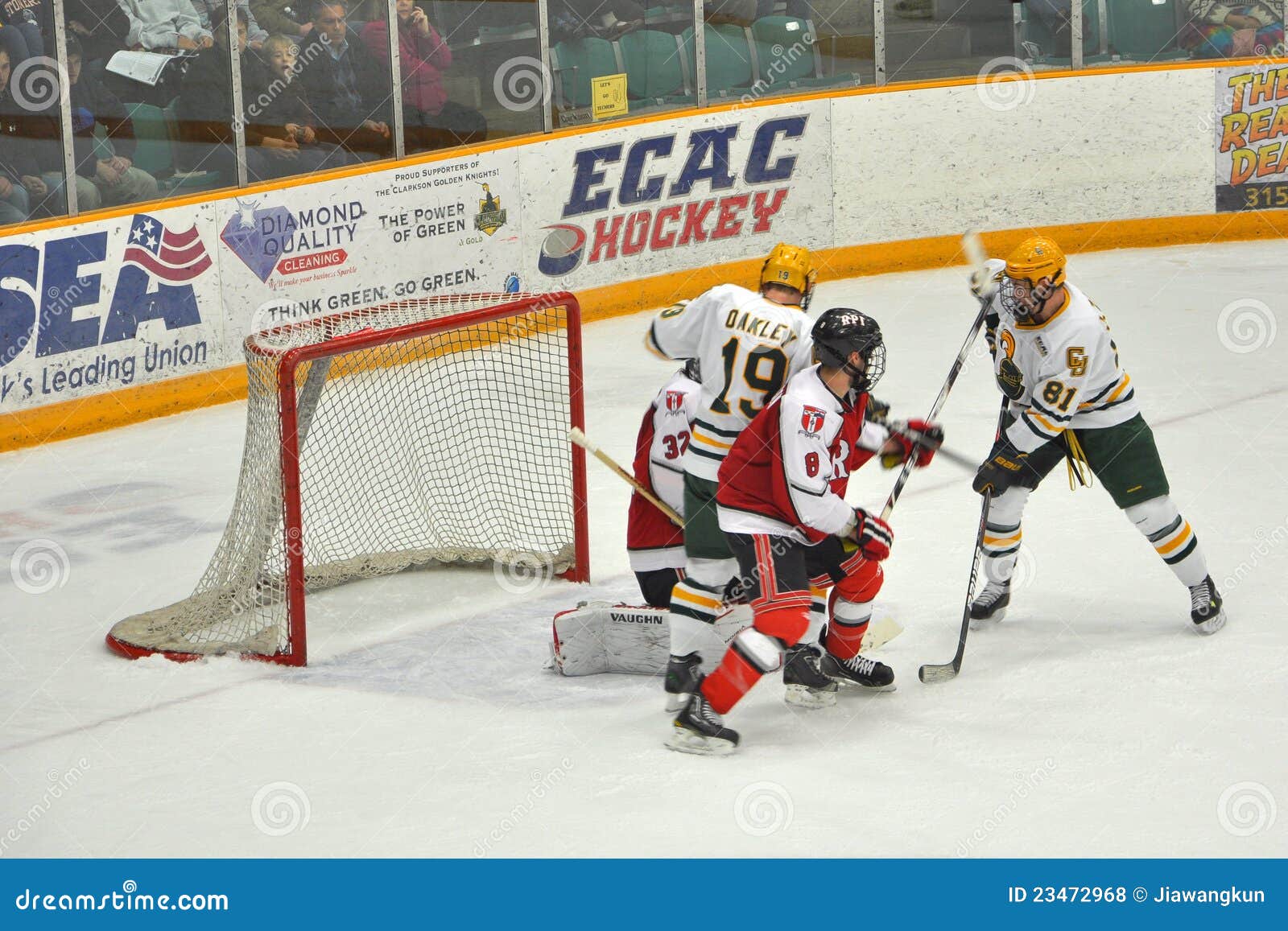 NCAA Ice Hockey Game in Clarkson University Editorial Stock Photo ...