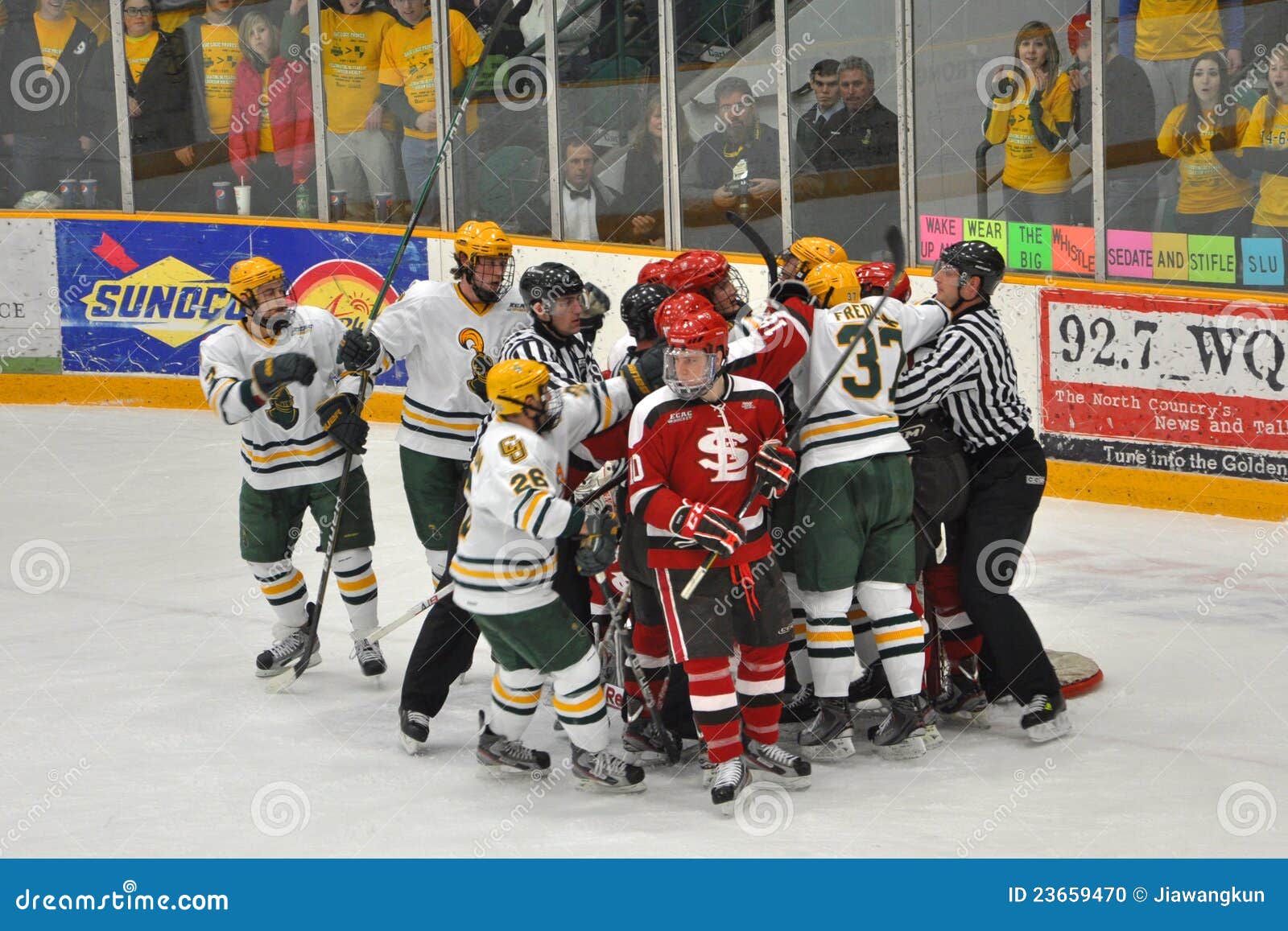 NCAA Ice Hockey Game in Clarkson University Editorial Image - Image of ...