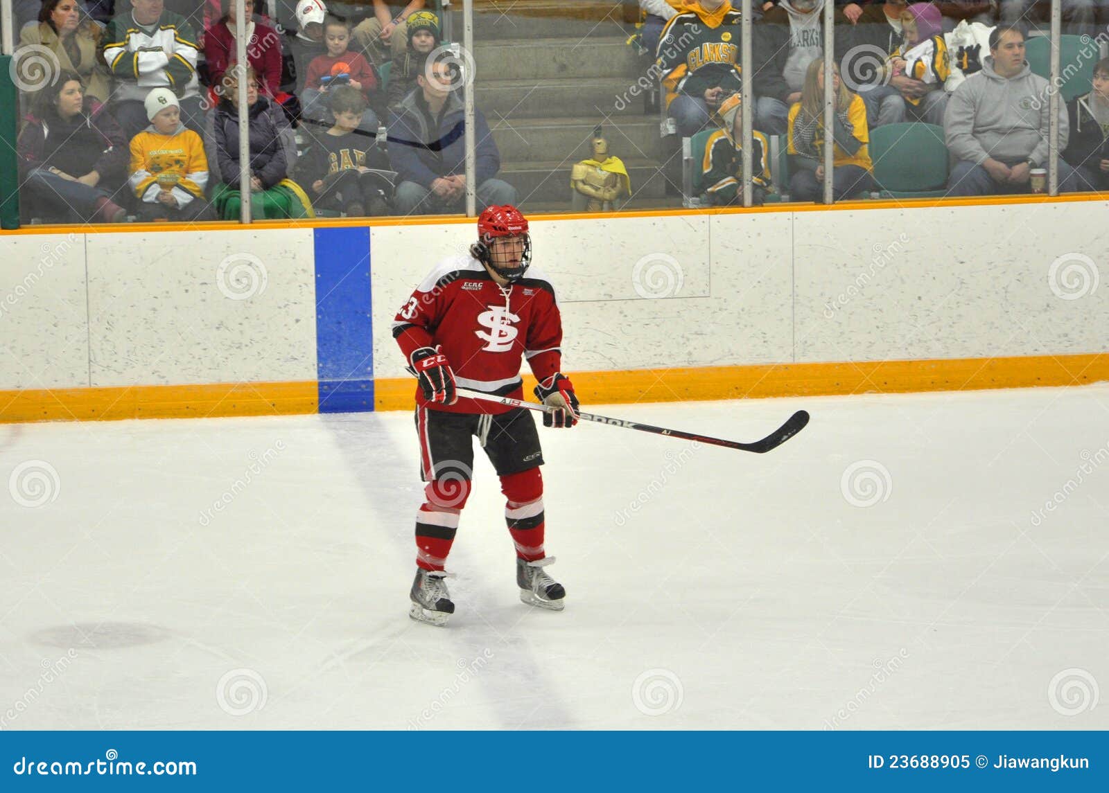 NCAA Ice Hockey Game in Clarkson University Editorial Image - Image of ...
