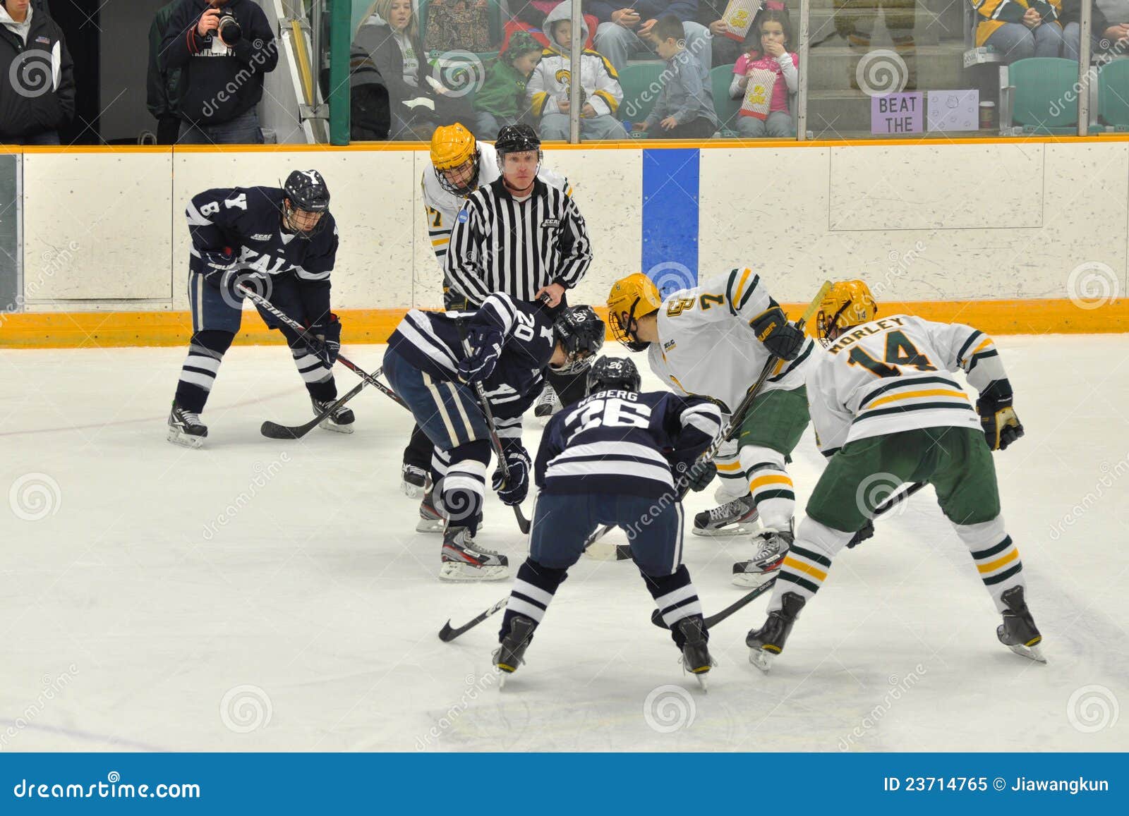 NCAA Ice Hockey Game in Clarkson University Editorial Image - Image of ...