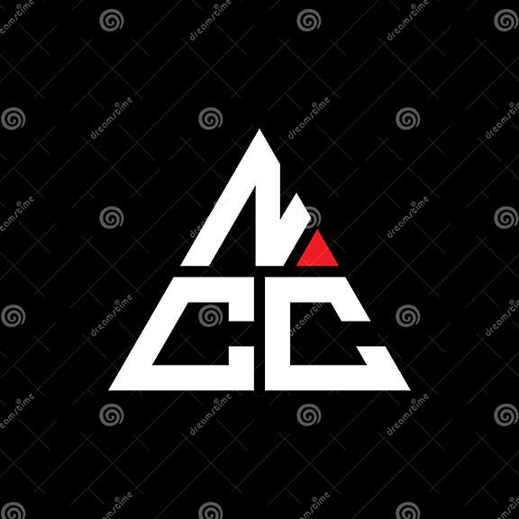 NCC Triangle Letter Logo Design with Triangle Shape. NCC Triangle Logo ...