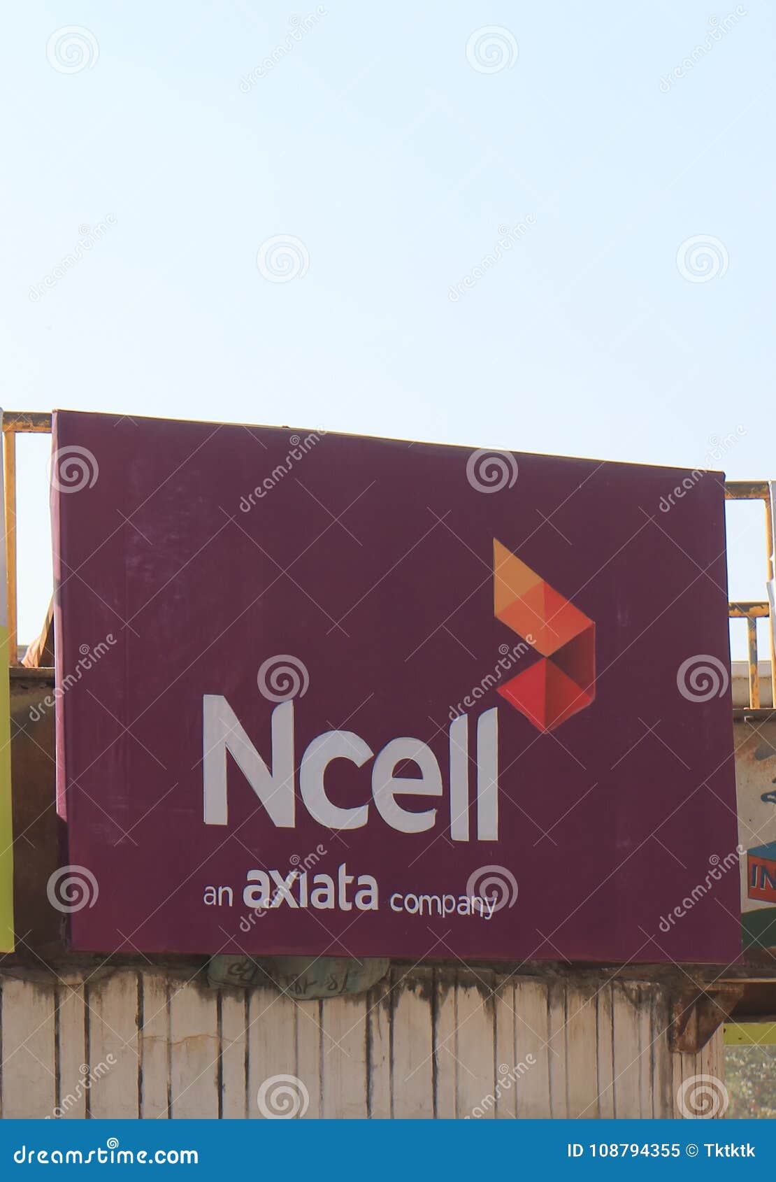 Ncell Mobile Phone Internet Provider Nepal Editorial Image - Image of ...