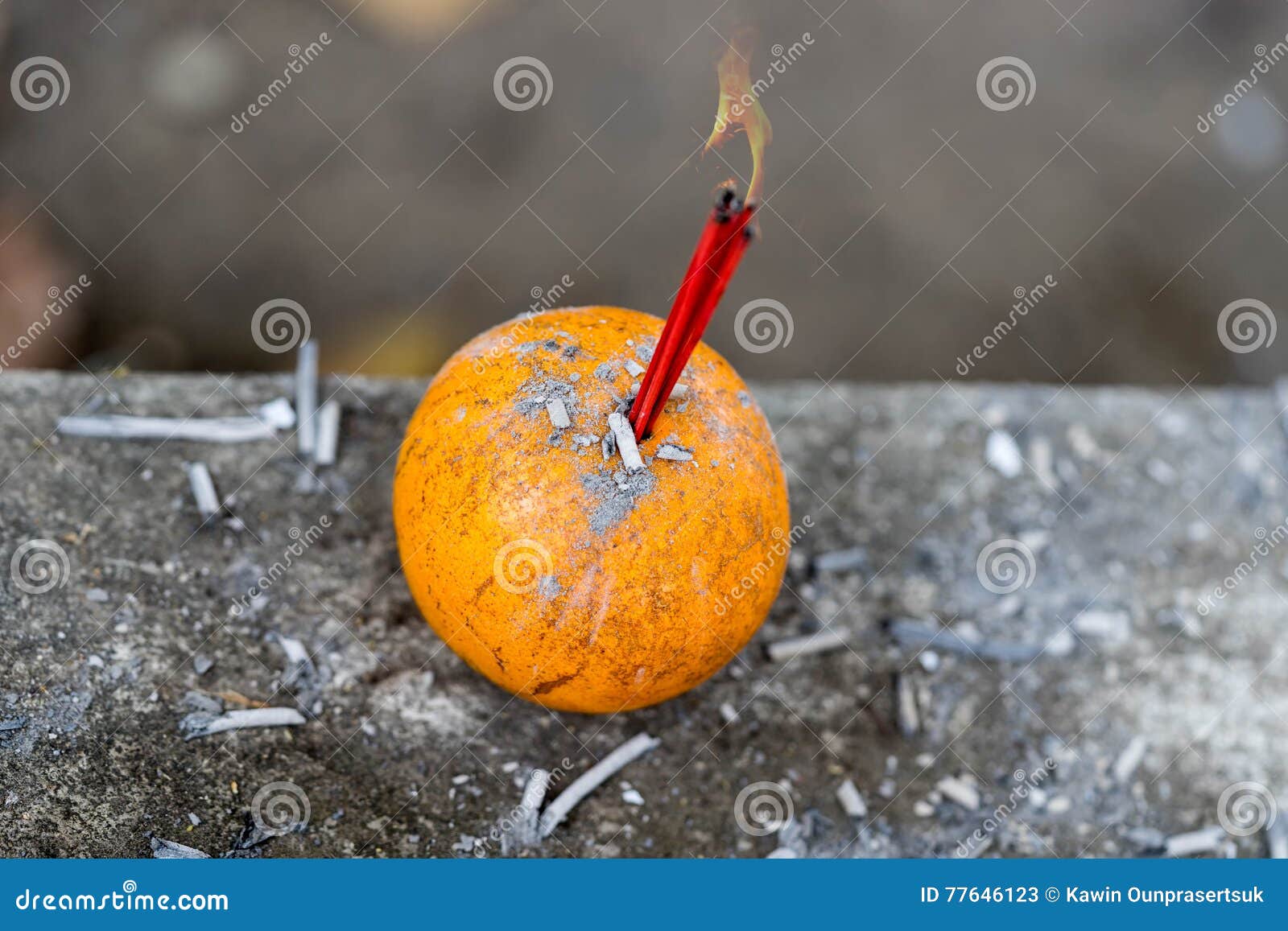 Ncense on Orange and Burning Fire Stock Image - Image of curve ...