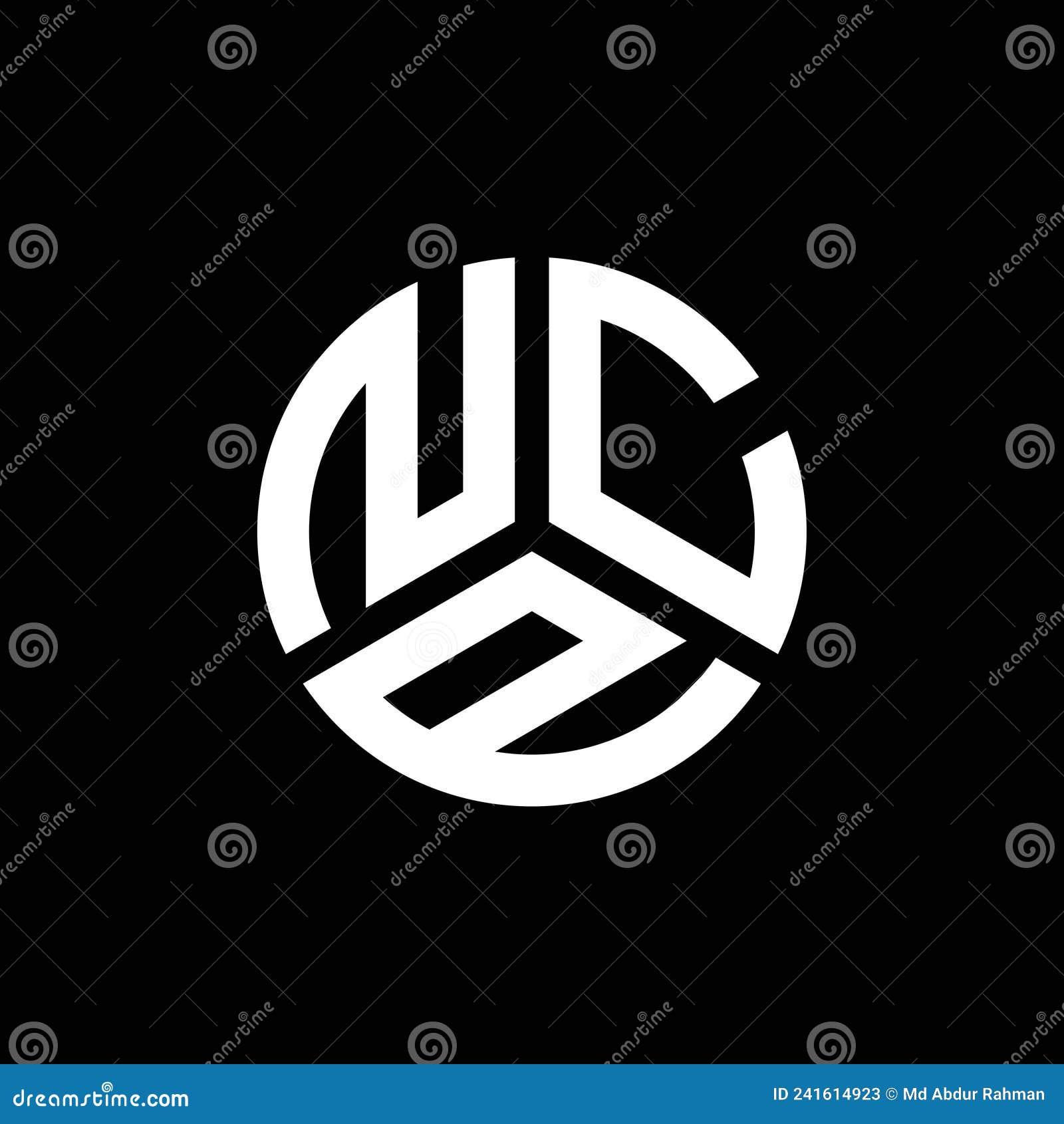 NCP Letter Logo Design On Black Background. NCP Creative Initials ...