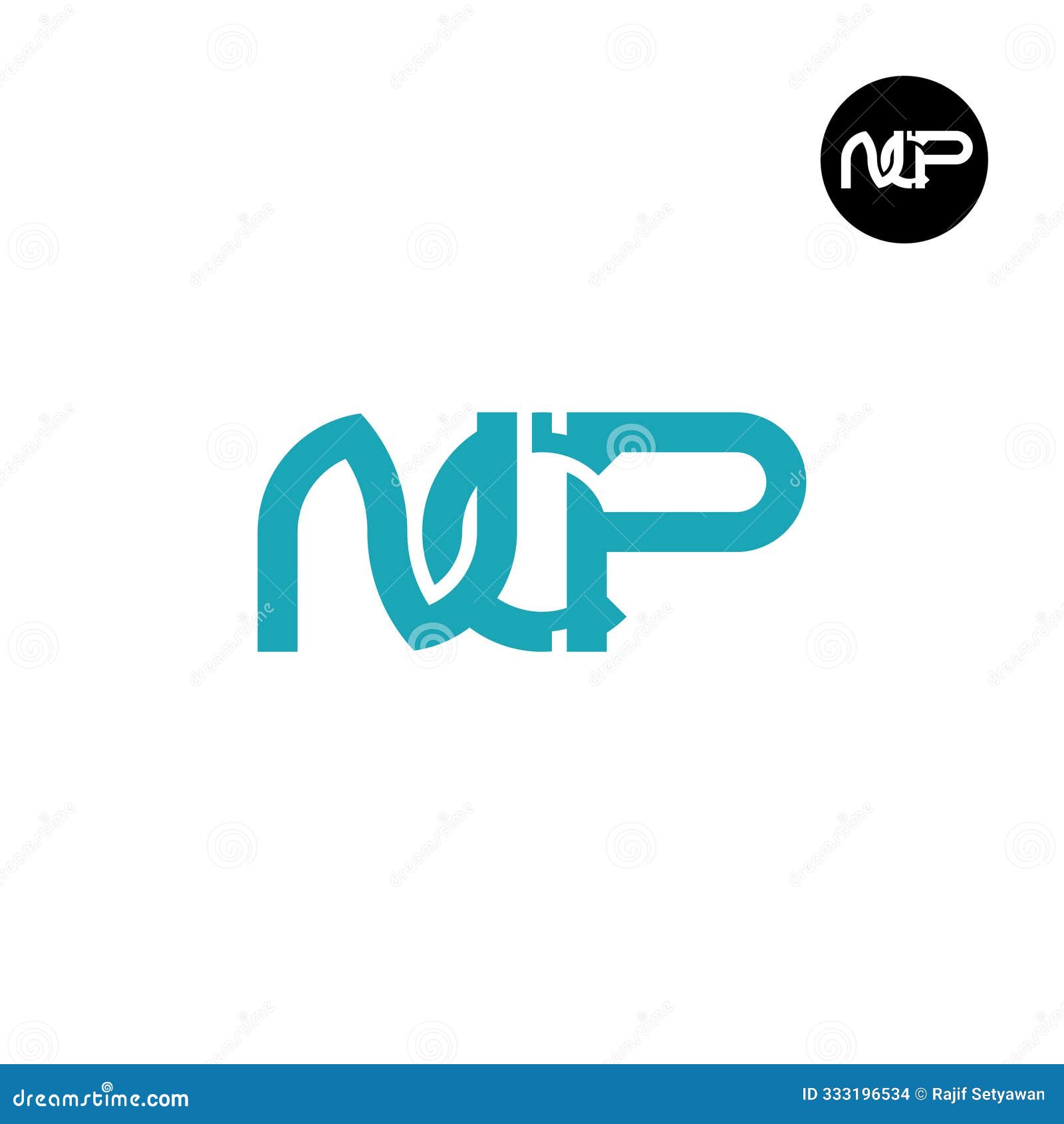 NCP Logo Letter Monogram Design Stock Vector - Illustration of modern ...