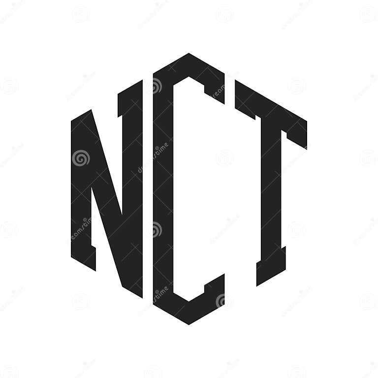 NCT Logo Design. Initial Letter NCT Monogram Logo Using Hexagon Shape ...