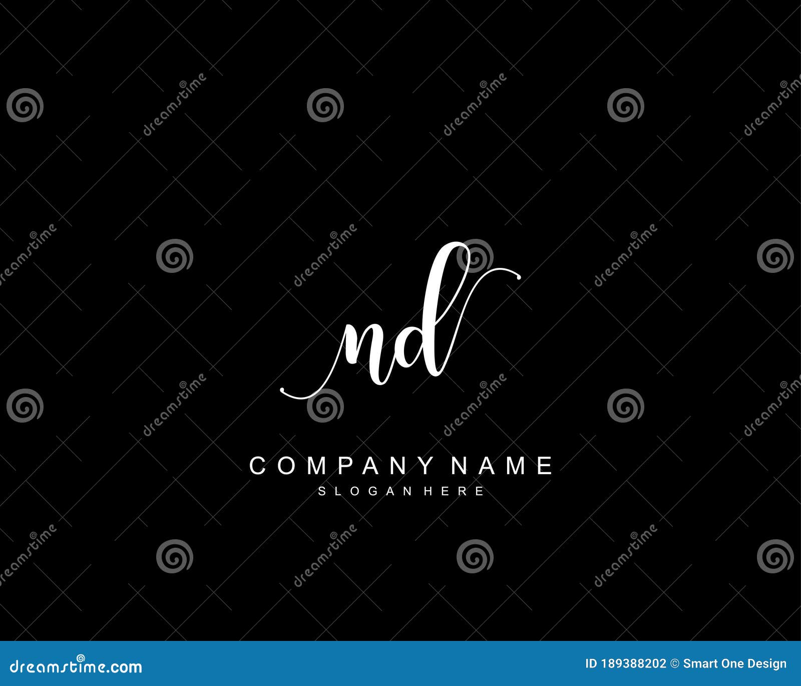 ND Signature Logo Template Vector Stock Vector - Illustration of ...