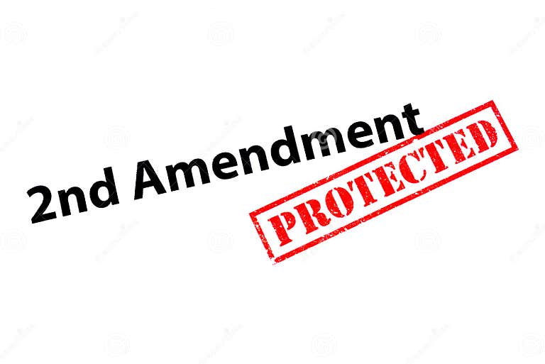 2nd Amendment Protected stock illustration. Illustration of debate ...