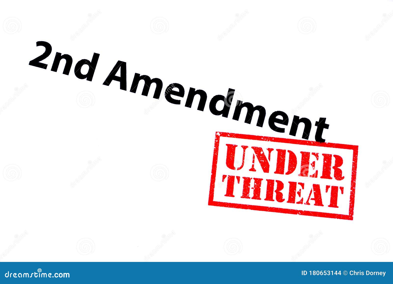 2nd Amendment Under Threat stock photo. Image of bear - 180653144