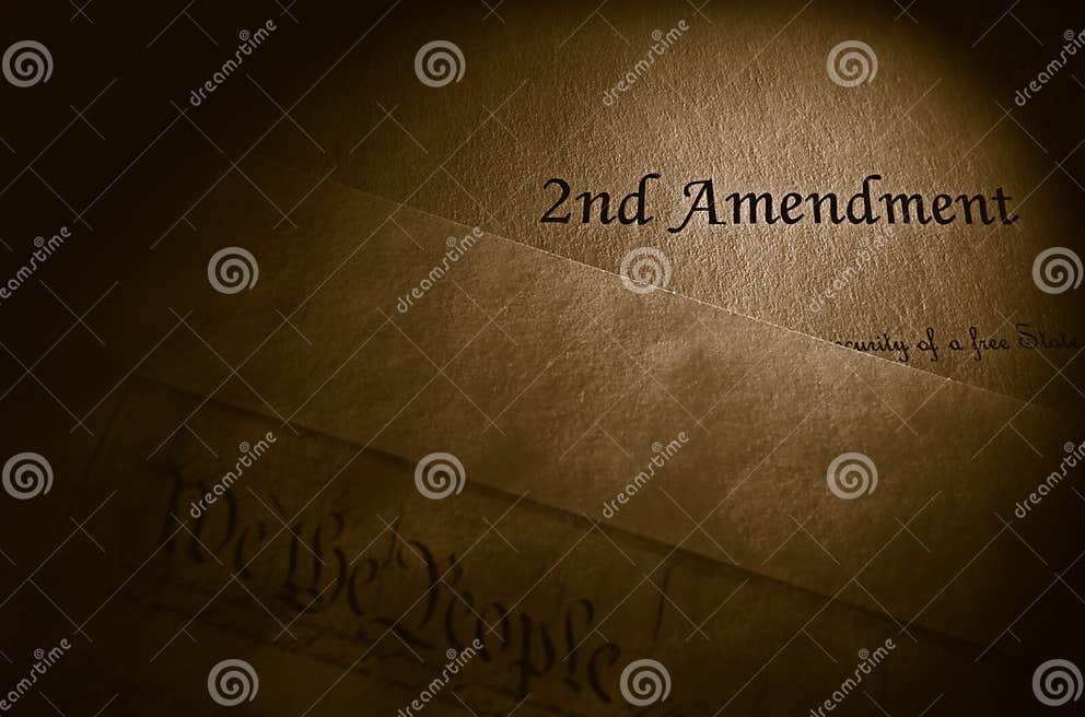 Second amendment concept stock image. Image of paper - 120424035
