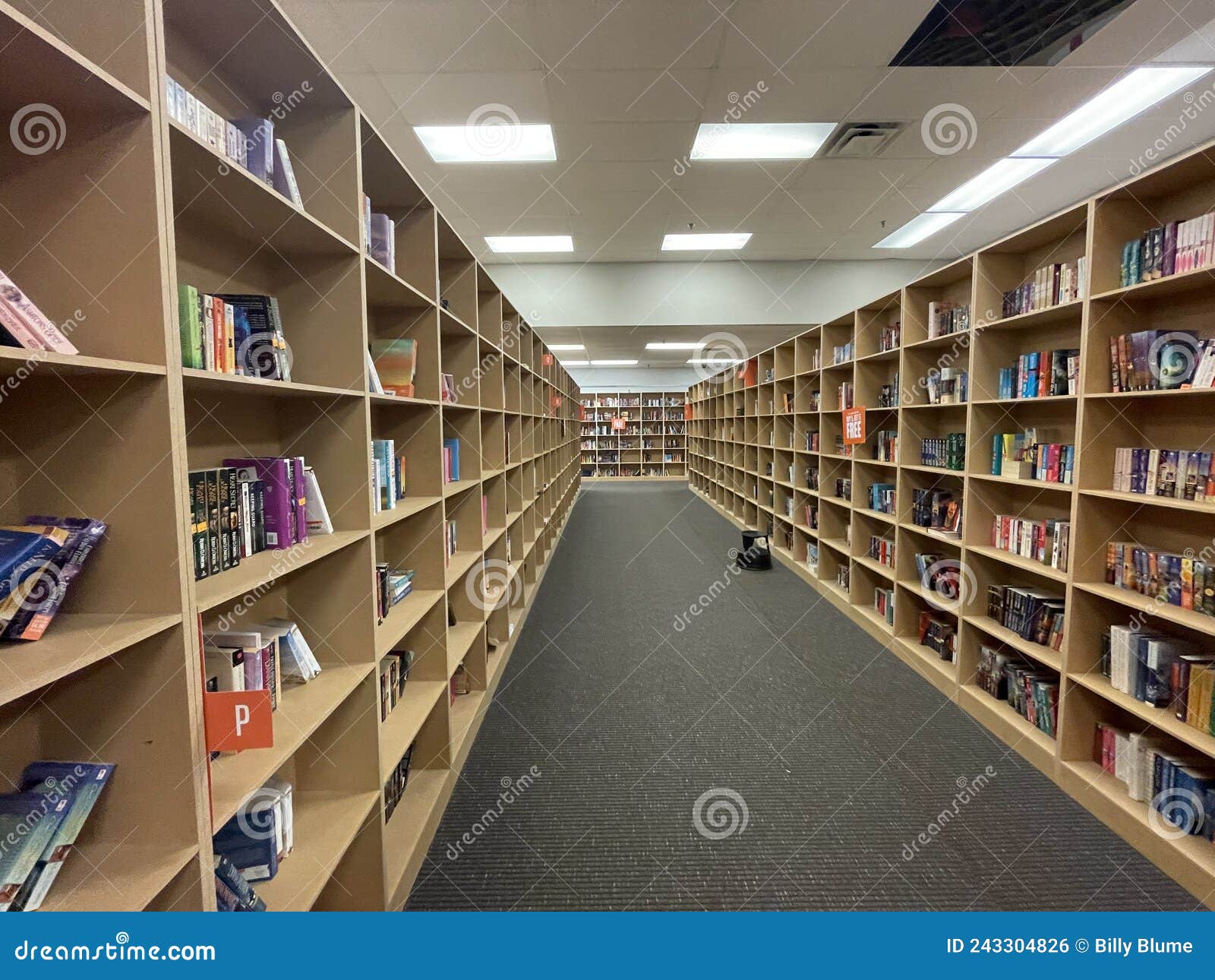 2nd And Charles Vintage Retail Super Store Interior Book Shelf Aisle