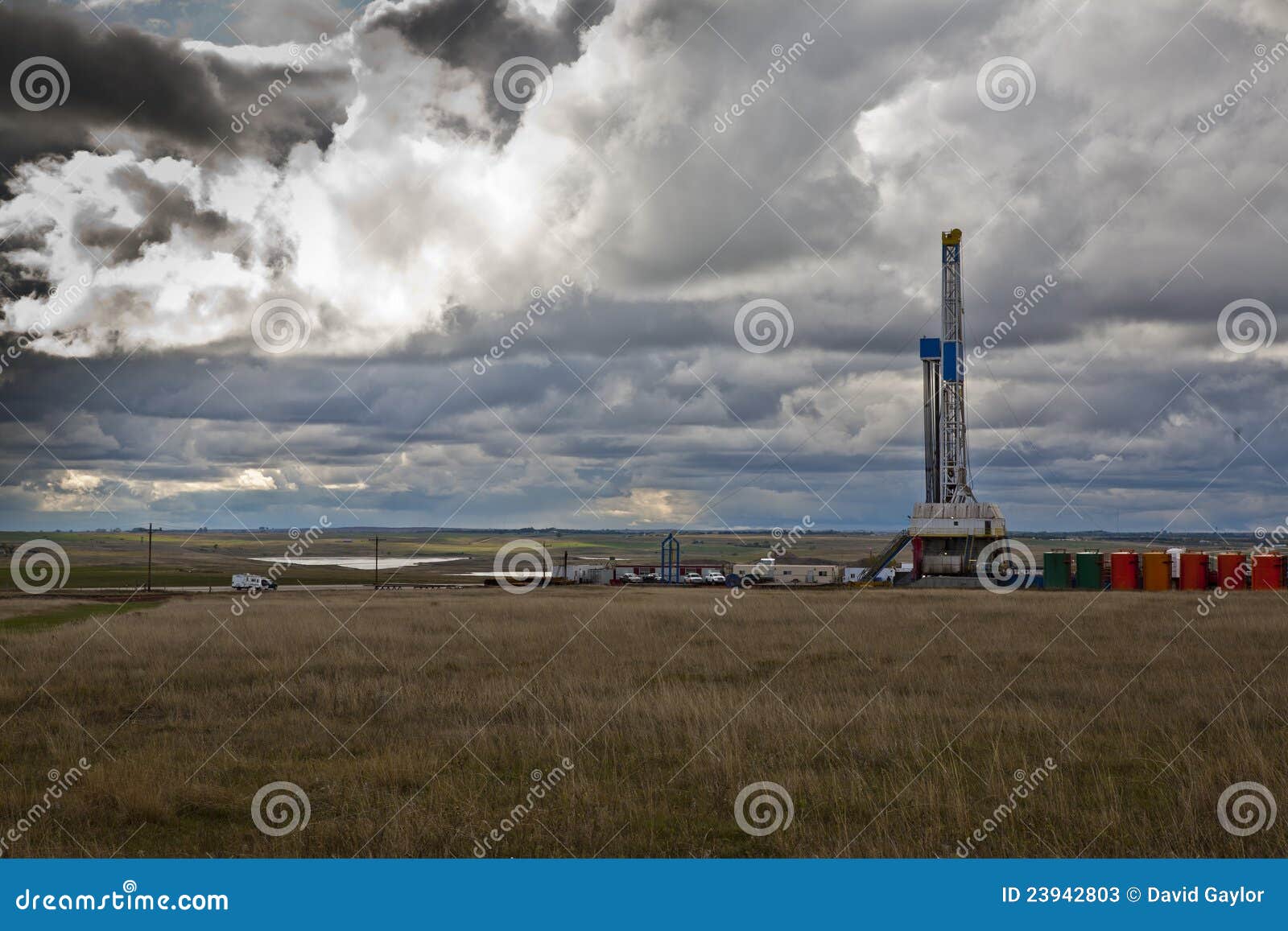 ND Drilling rig stock image. Image of indian, industry - 23942803