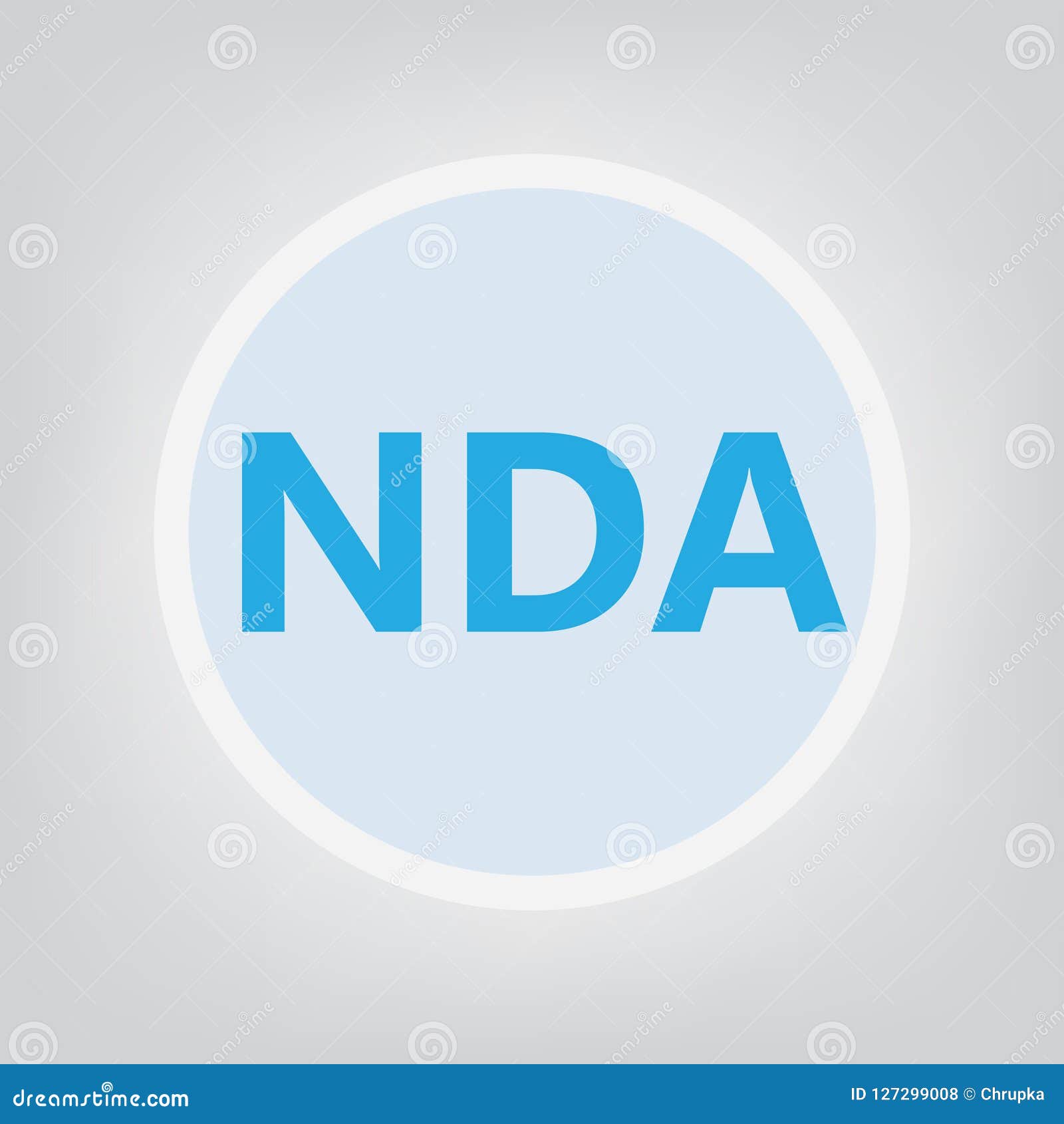 NDA Non-Disclosure Agreement Acronym Stock Vector - Illustration of ...