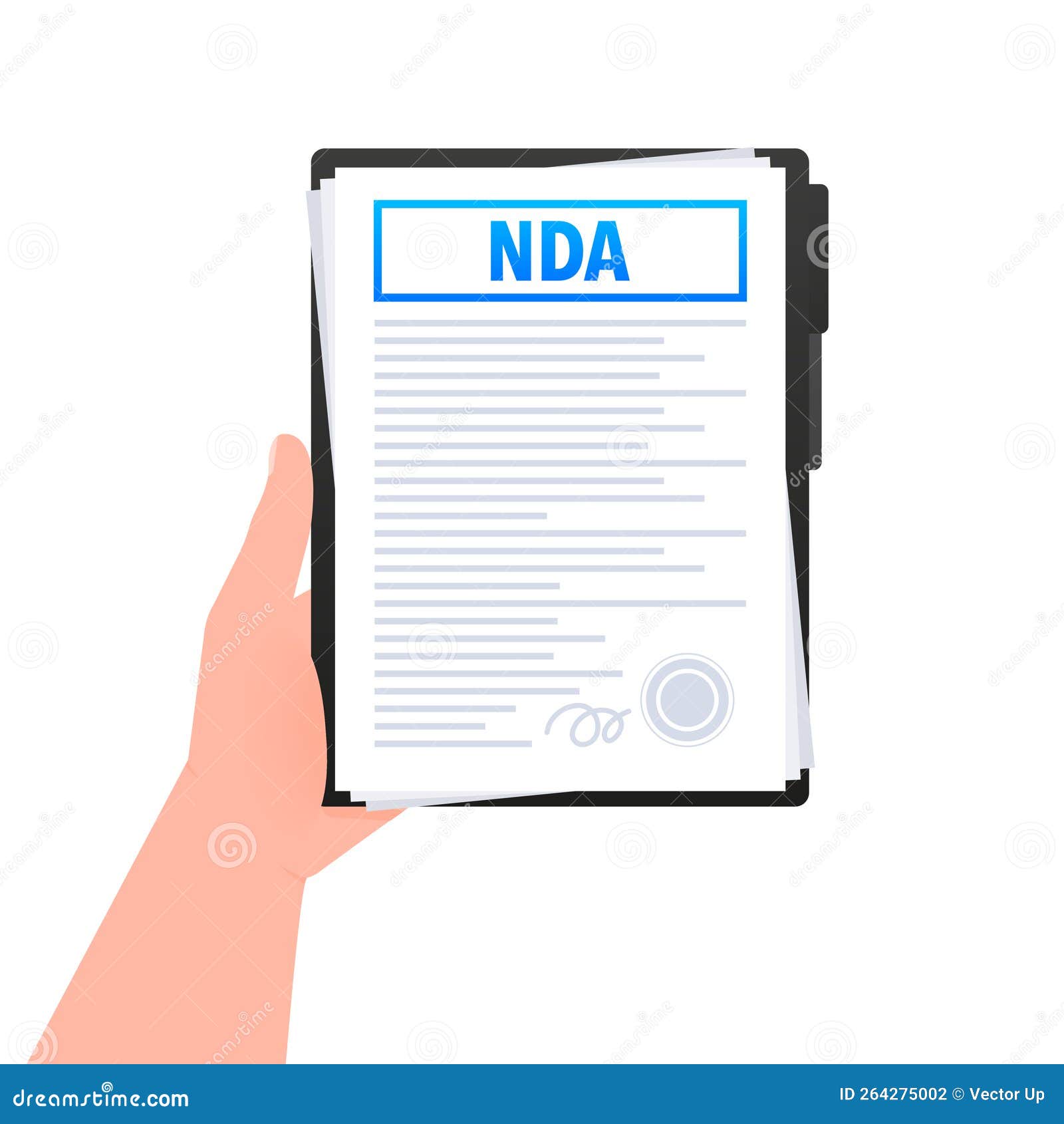 NDA Contract. Non Disclosure Agreement. Tiny People Sign ...