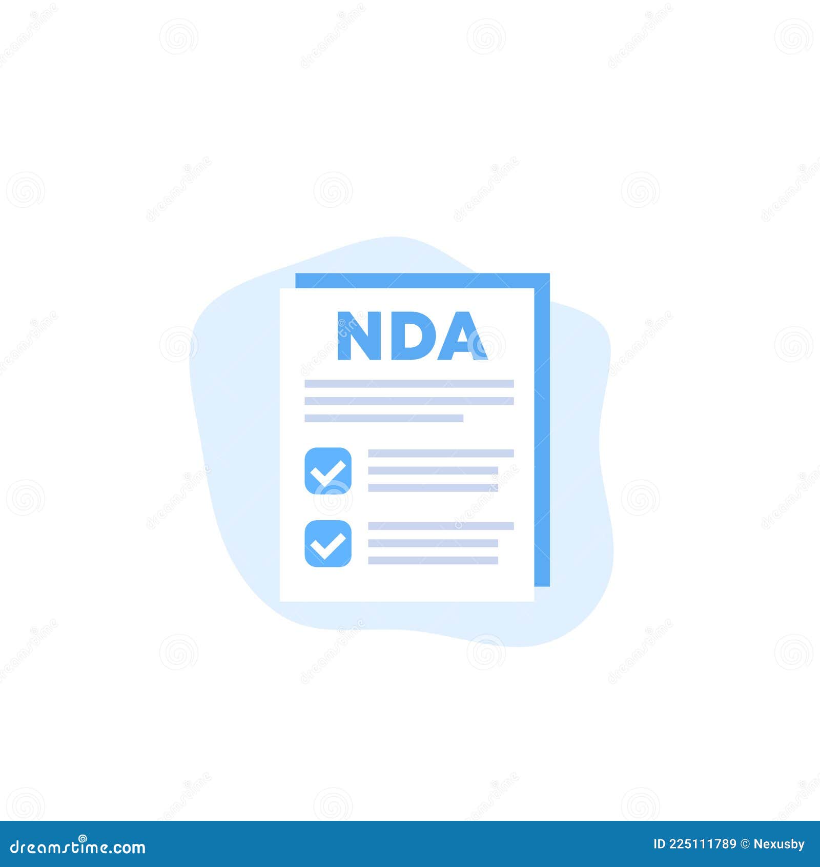 NDA, Non Disclosure Agreement Form, Vector Art | CartoonDealer.com ...