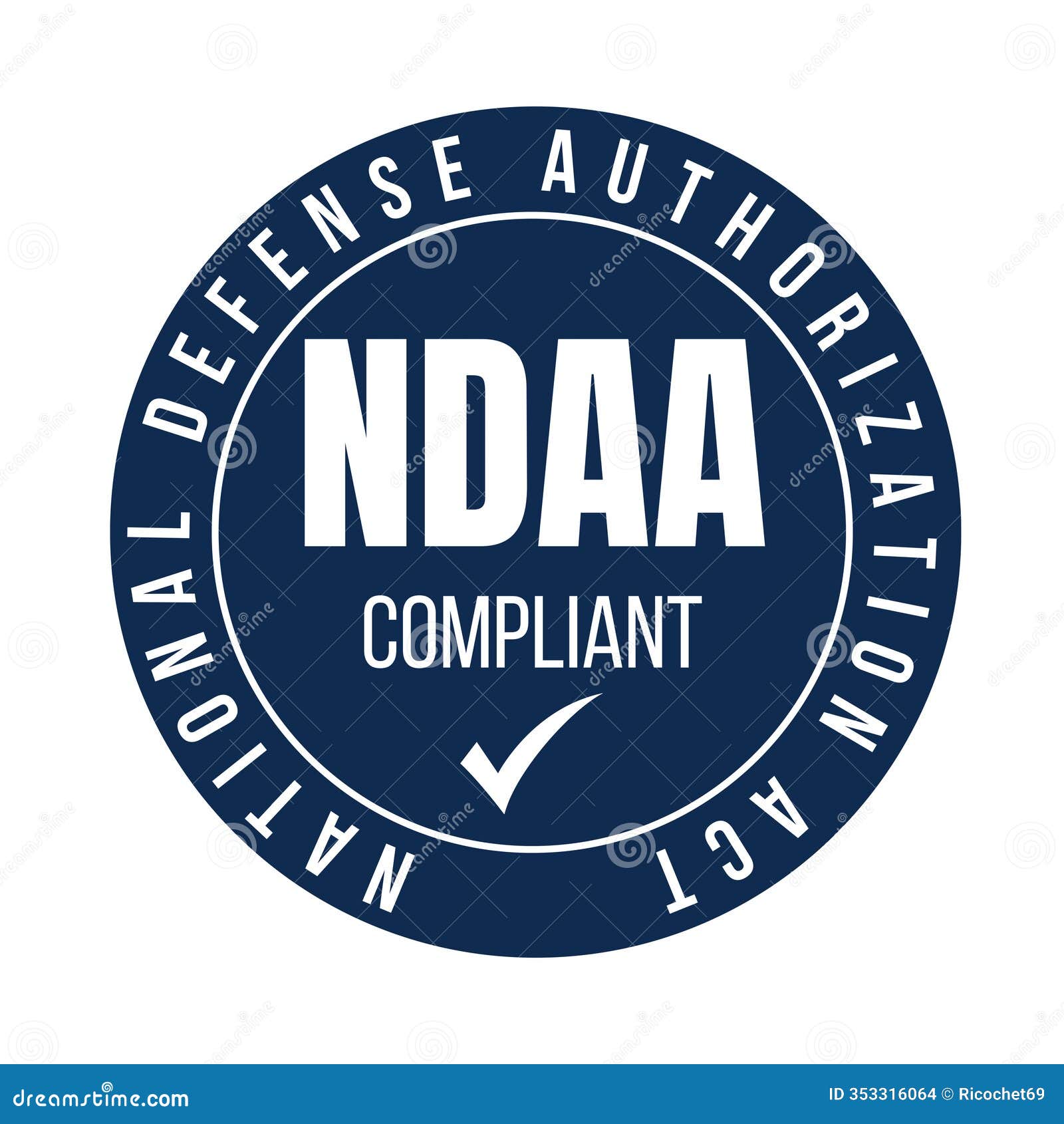 NDAA National Defense Authorization Act Symbol Stock Illustration ...