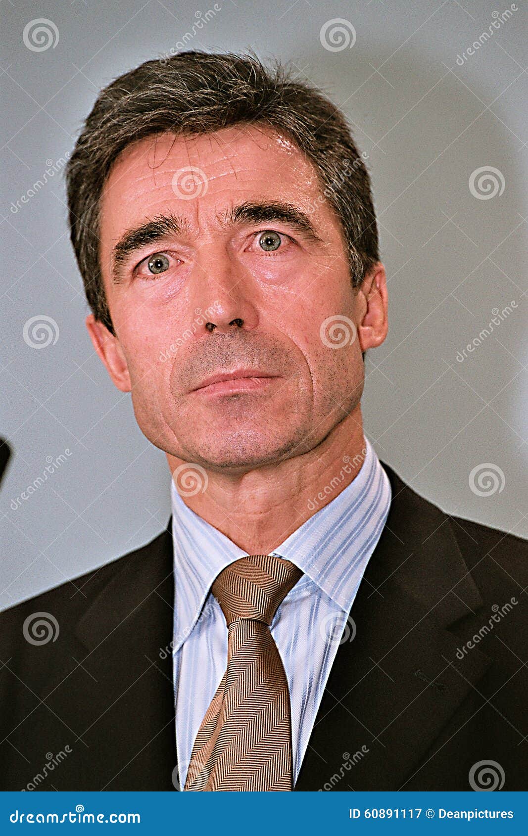 Nders-fogh rasmusen redaktionelles stockfotografie. Bild von ...