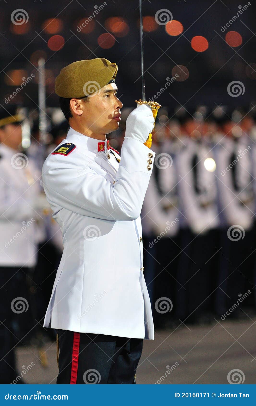 NDP 2011 Parade Commander Saluting Editorial Photo - Image of ...