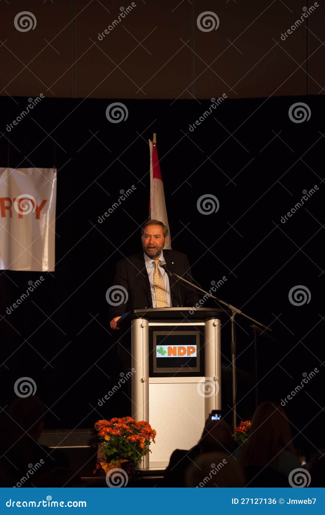 NDP Party Thomas Mulcair editorial photo. Image of canada - 27127136