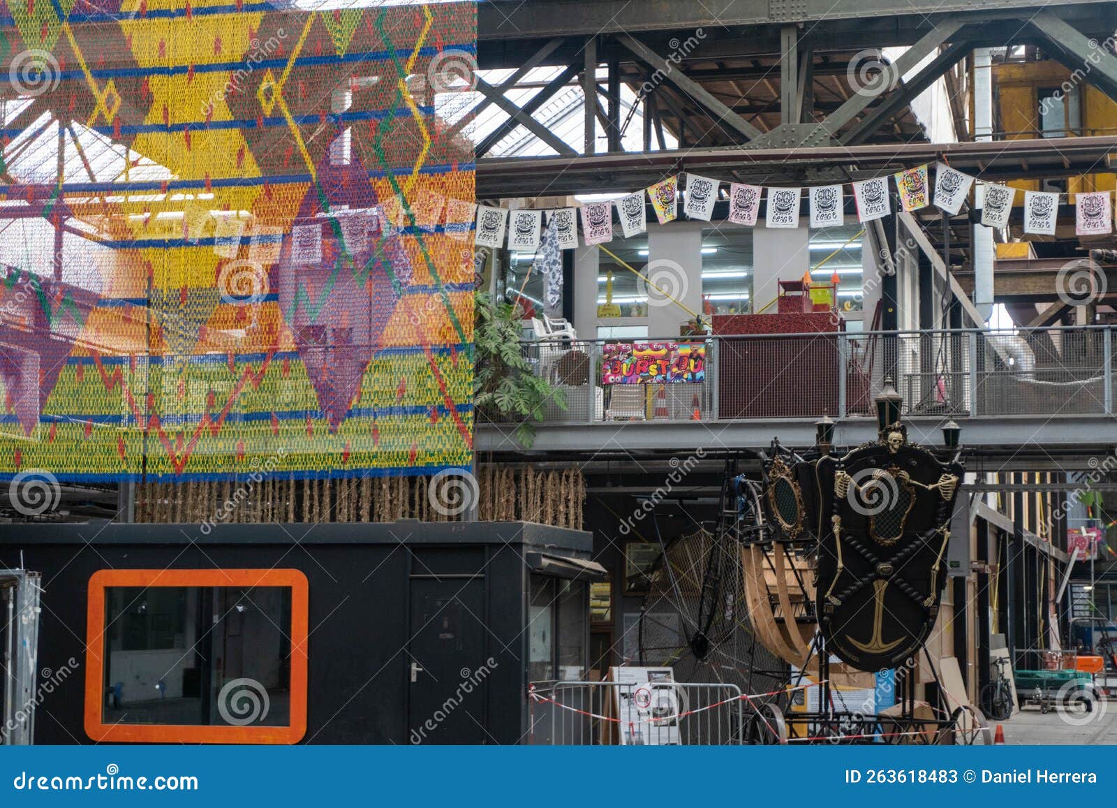 NDSM Wharf Amsterdam - Ambient Editorial Stock Photo - Image of ...