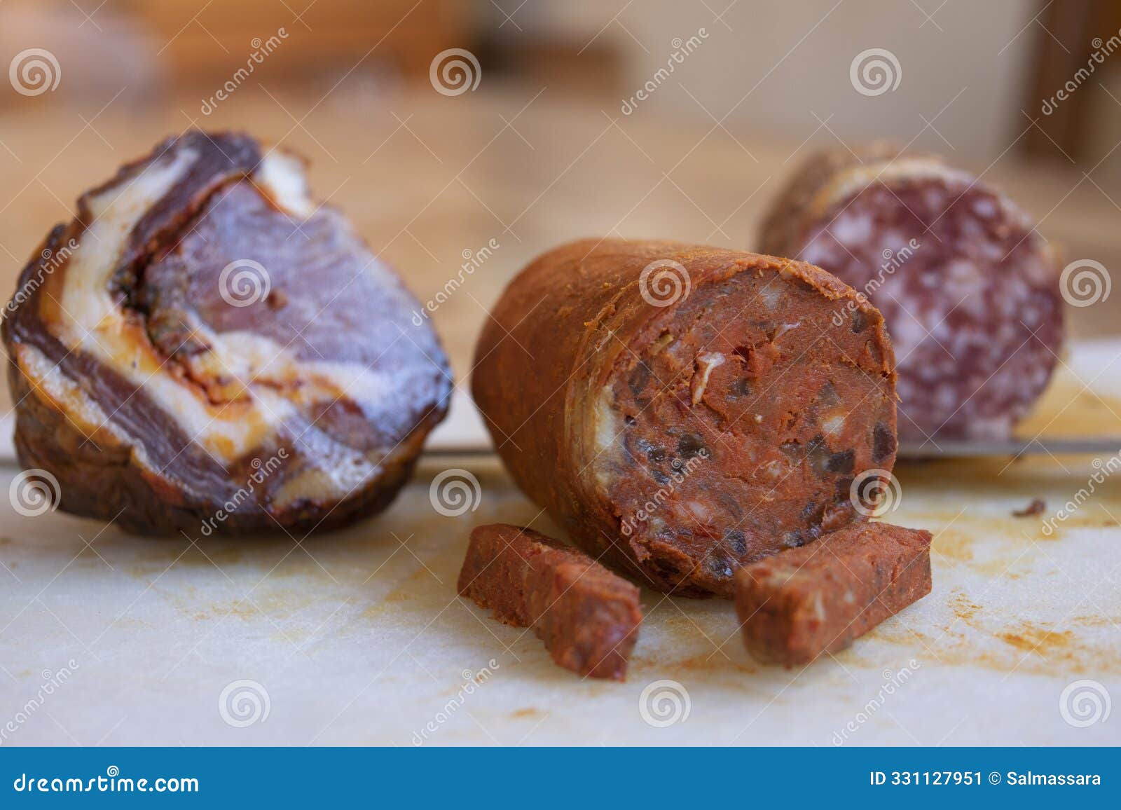 Nduja of spilinga stock image. Image of chilli, calabrese - 331127951