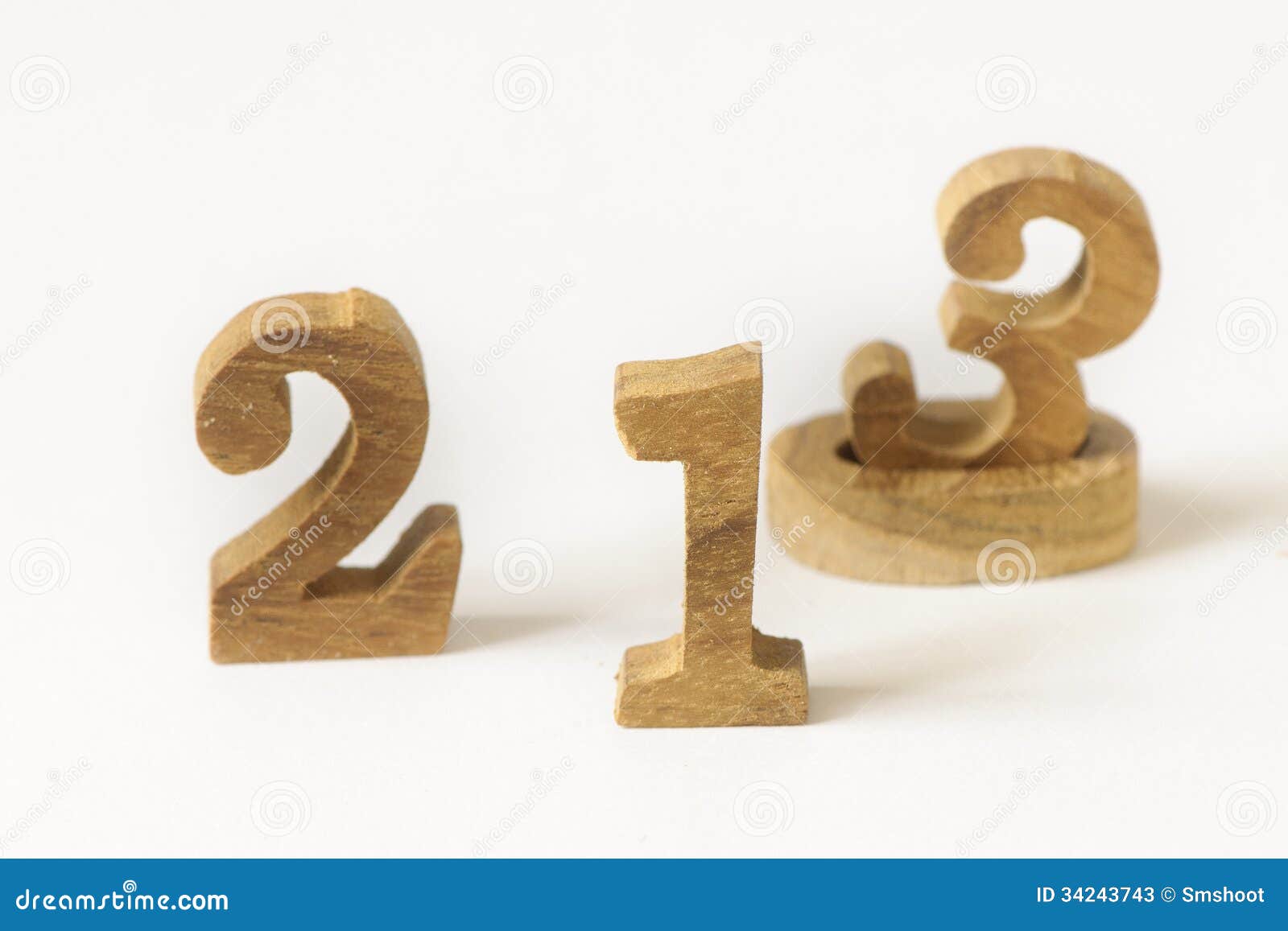 0NE, TWO, THREE WOODEN NUMBERS Stock Image - Image of alphabet ...